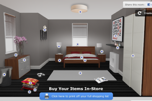 Ikea App Uses Facebook to Personalise Your Bedroom - Concrete Playground