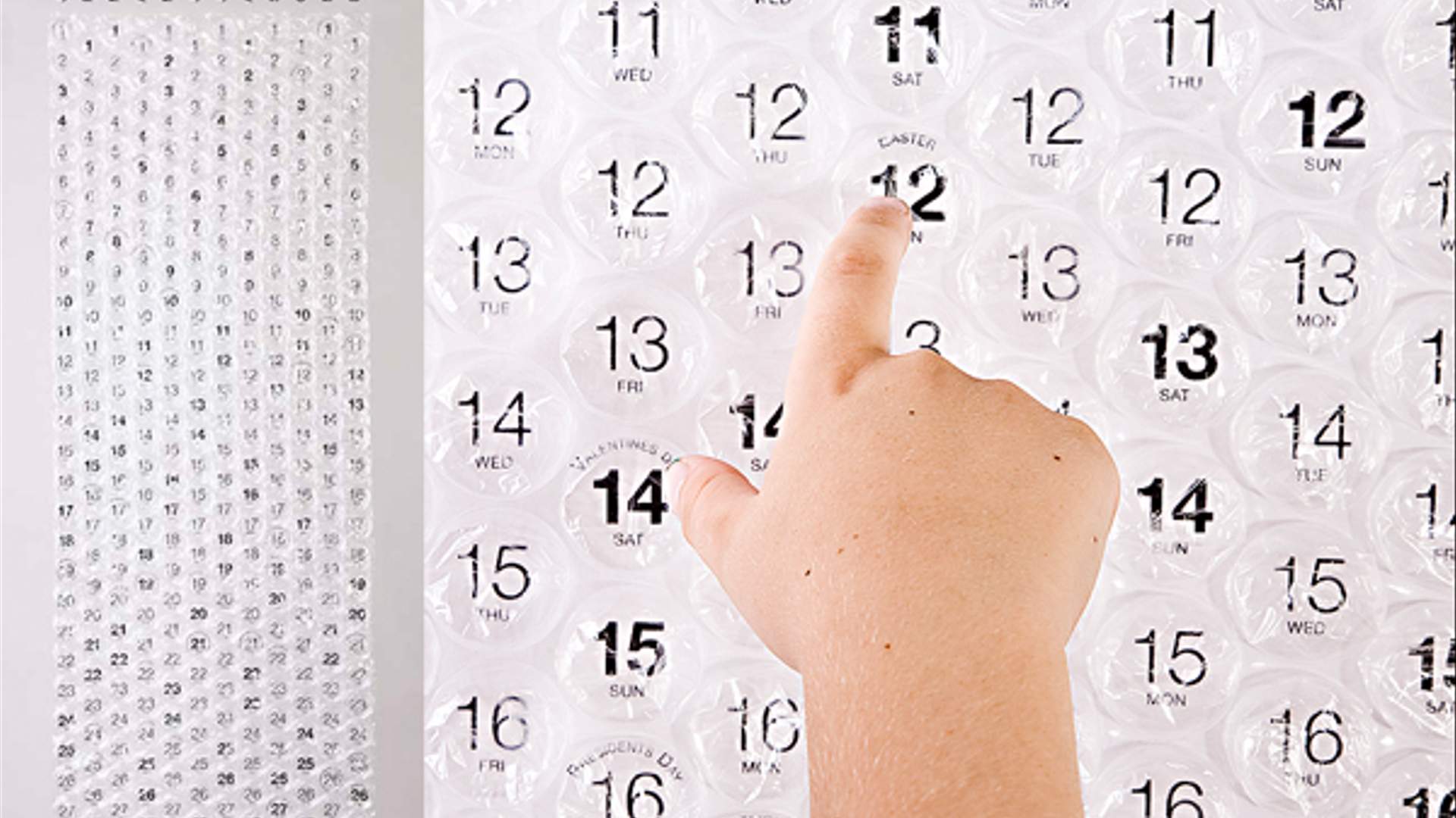 The Bubble Calendar - Concrete Playground