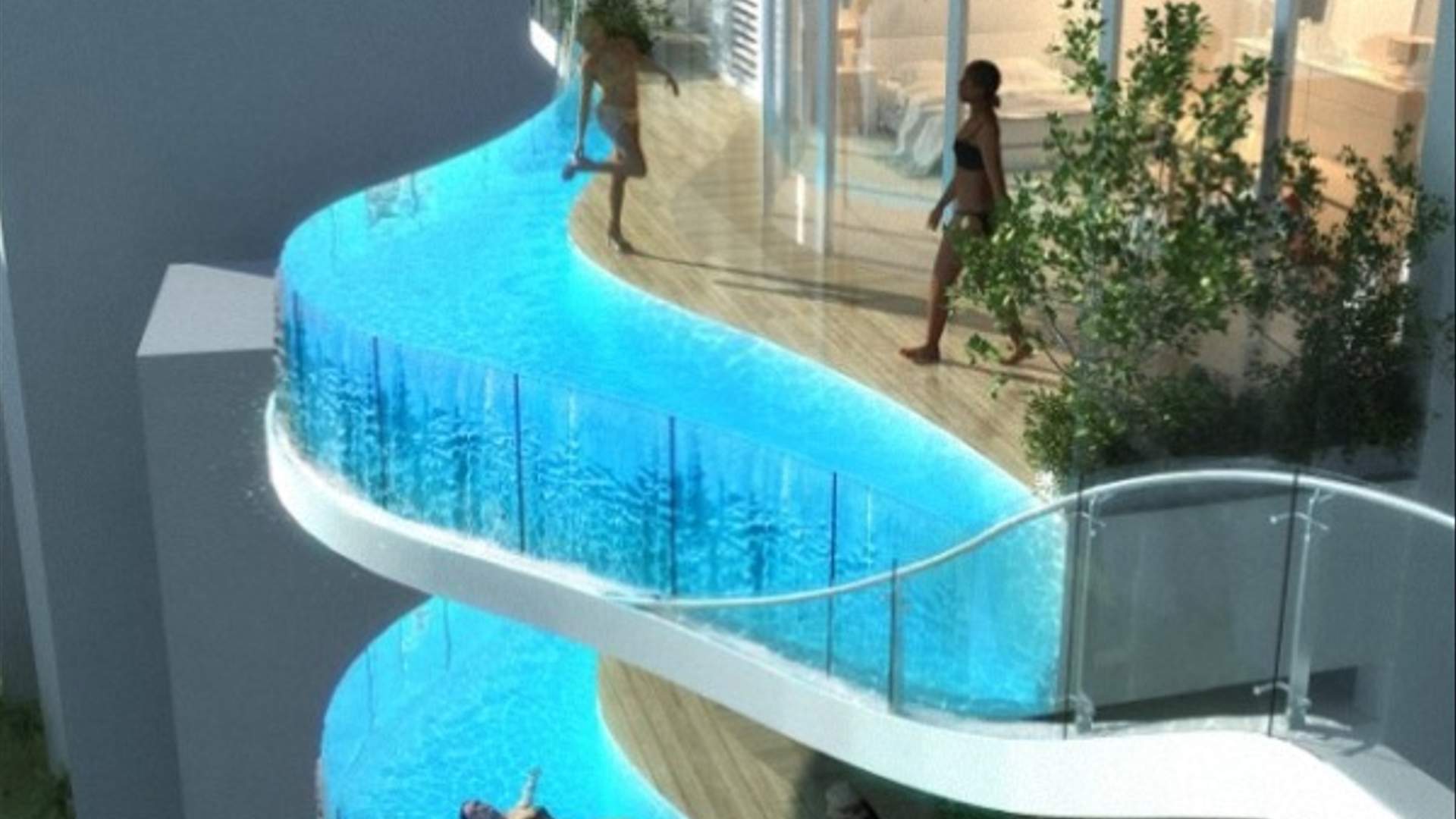 The Aquaria Grande’s Luxury Balcony Pools - Concrete Playground