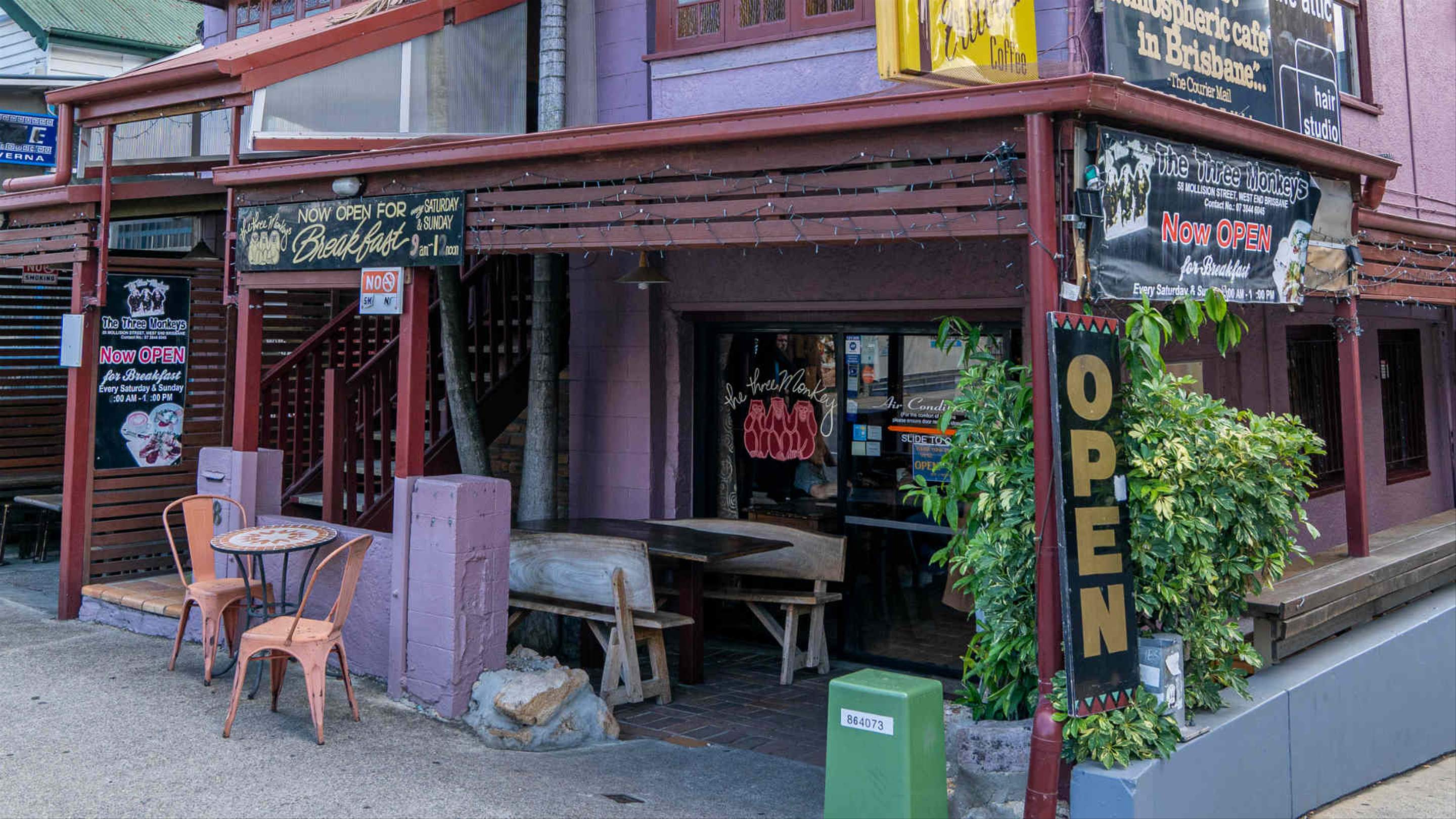 The Three Monkeys Coffee and Tea House - CLOSED, West End Review