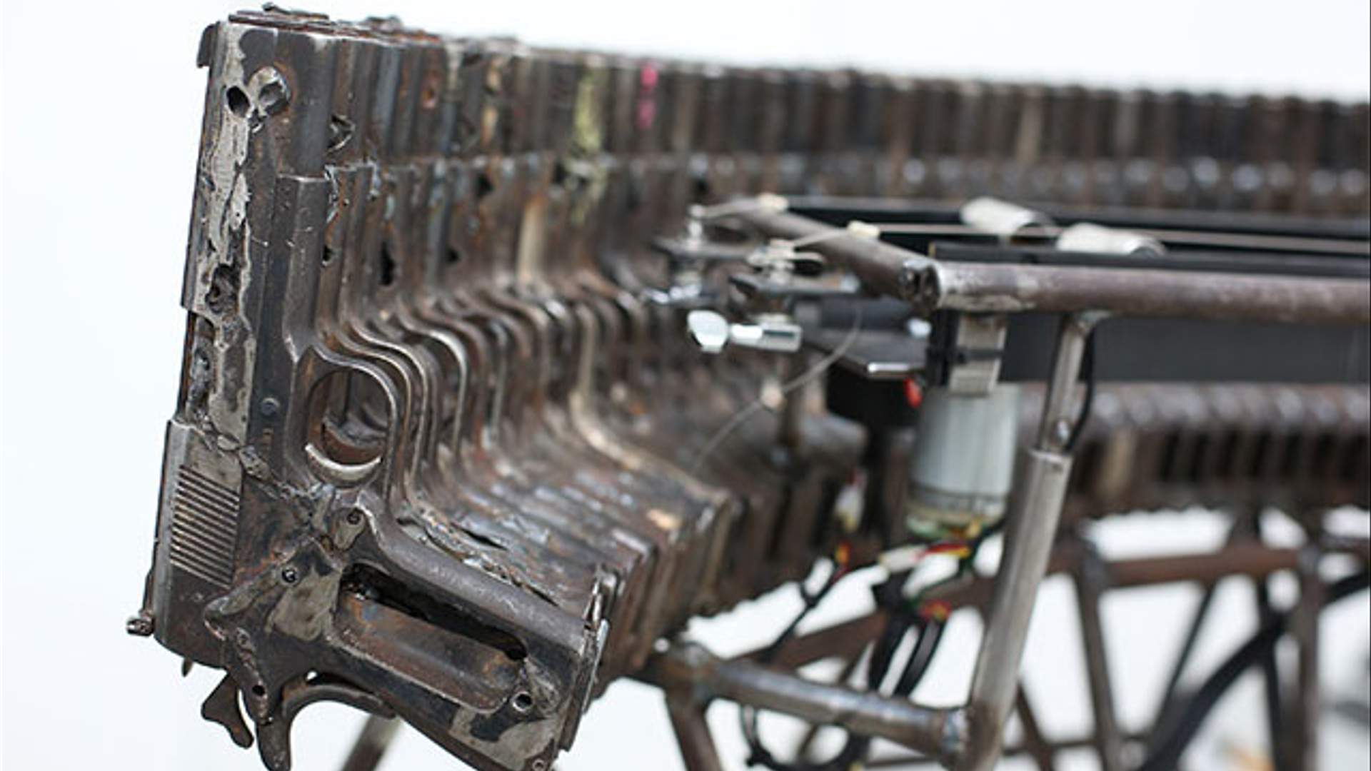 Real Musical Instruments Crafted from Deadly Weapons - Concrete Playground