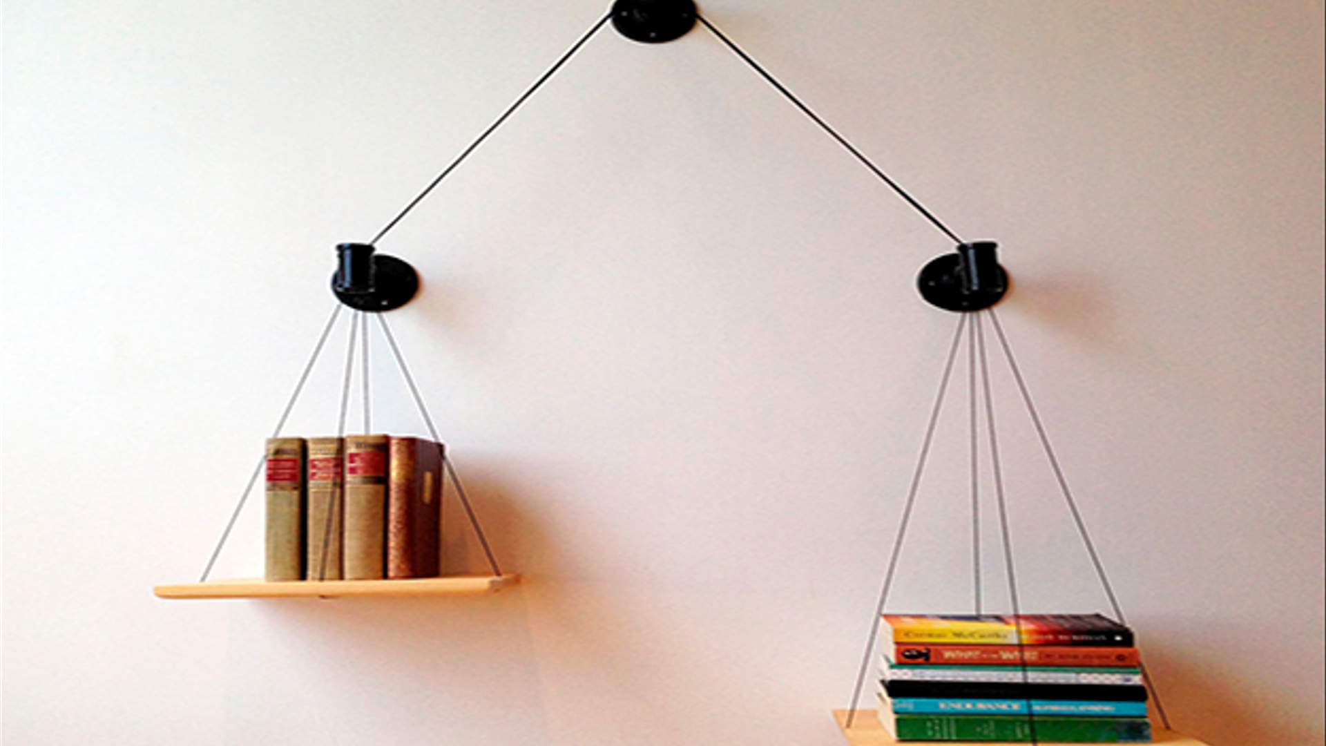 Balance Bookshelf Literally Weighs Up Your Literary Knowledge ...