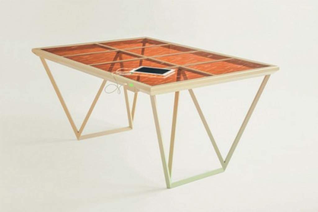 Solar-Powered Desk Charges Devices Through Photosynthesis - Concrete ...