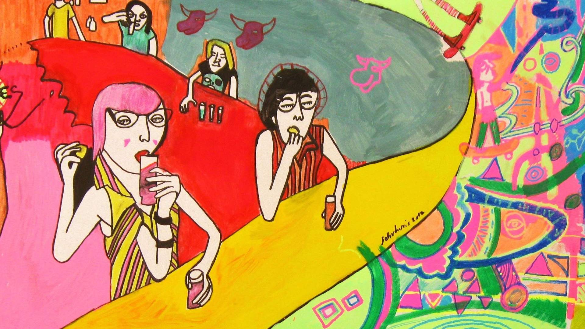 Felix Harris: Galaxy Express, Brisbane