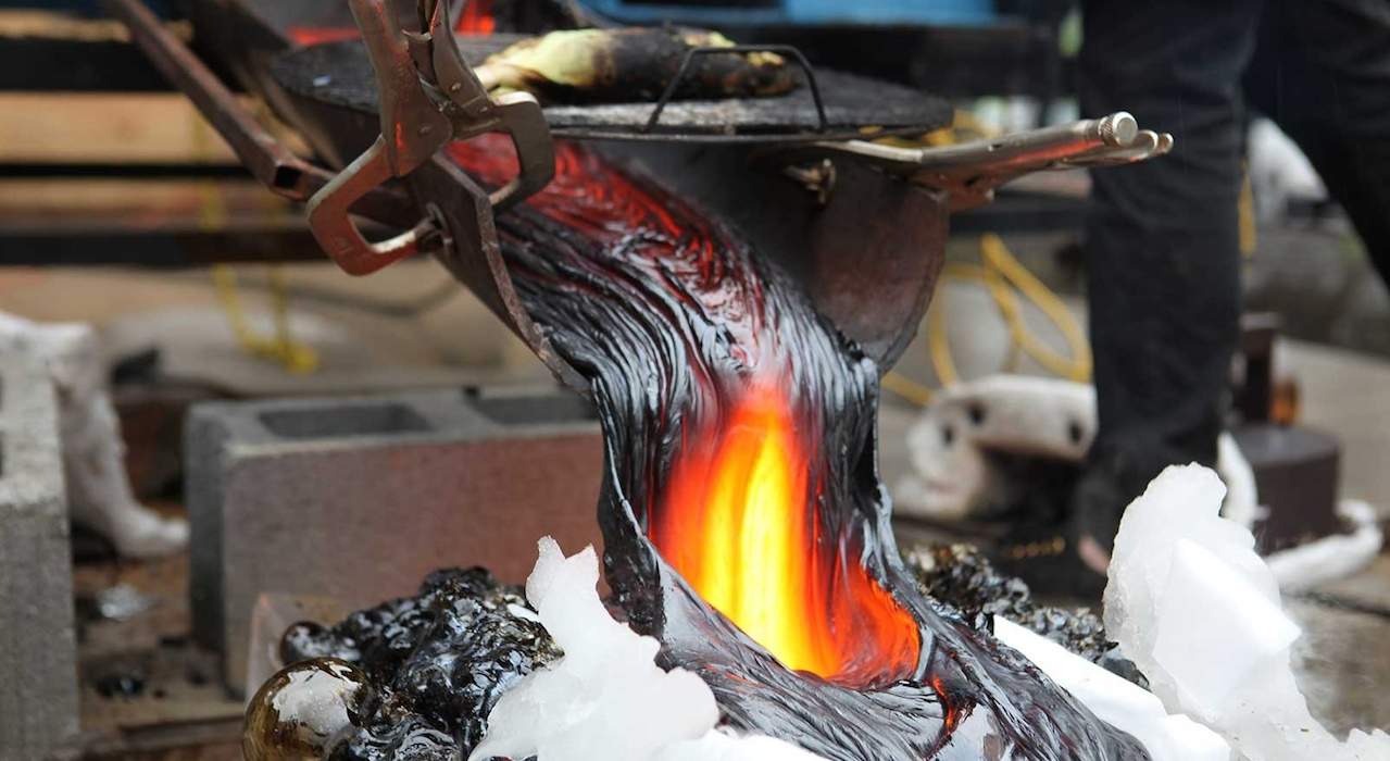 Bompas and Parr Use Real Molten Lava for the Ultimate Barbecue ...