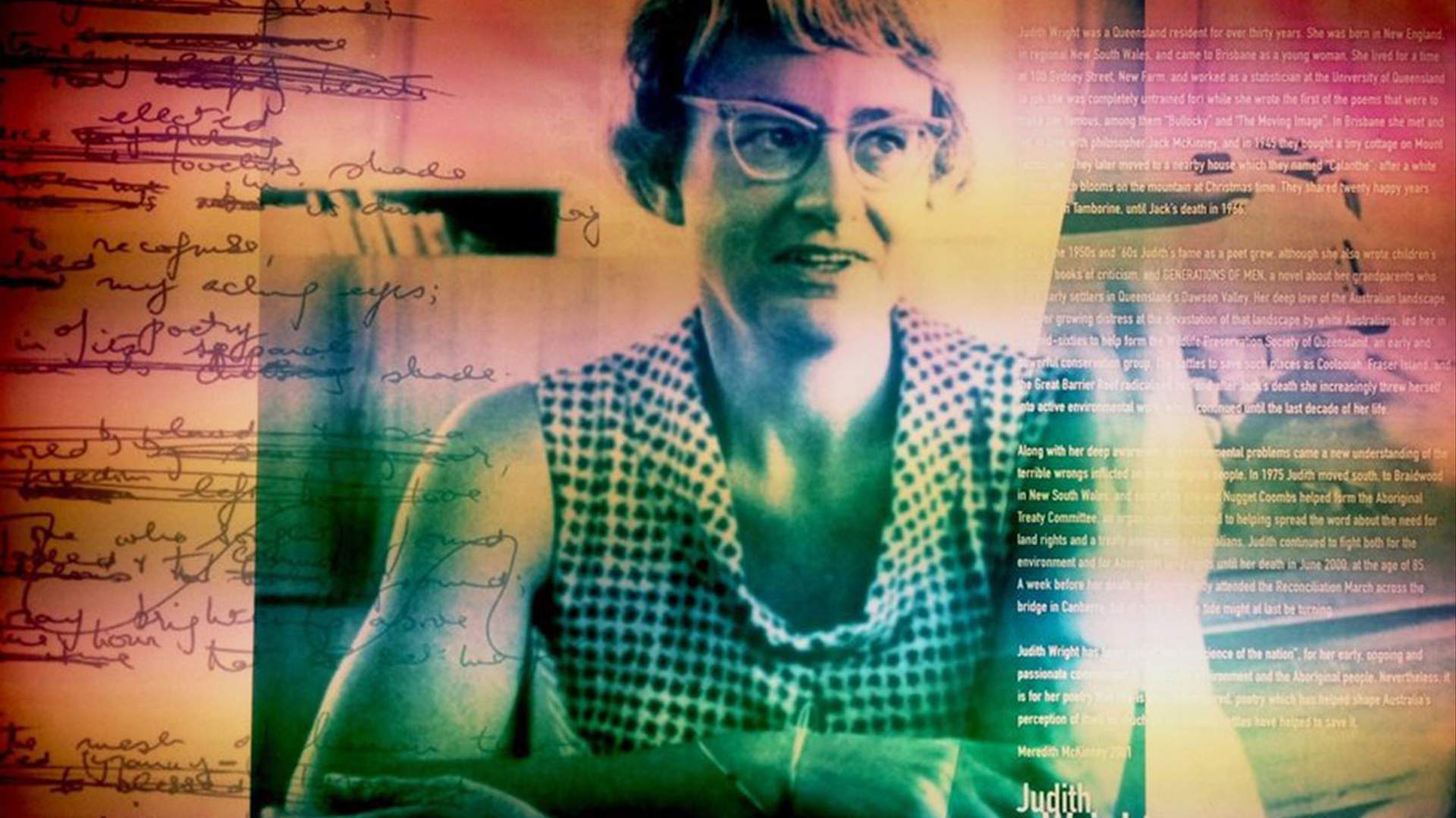 Reminiscence: A Tribute to Judith Wright, Brisbane