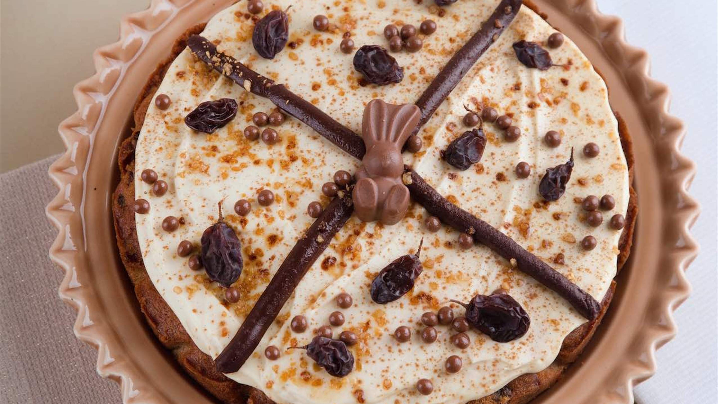 Dessert Masters The Caker Have Fashioned a Hot Cross Bun Cake For ...