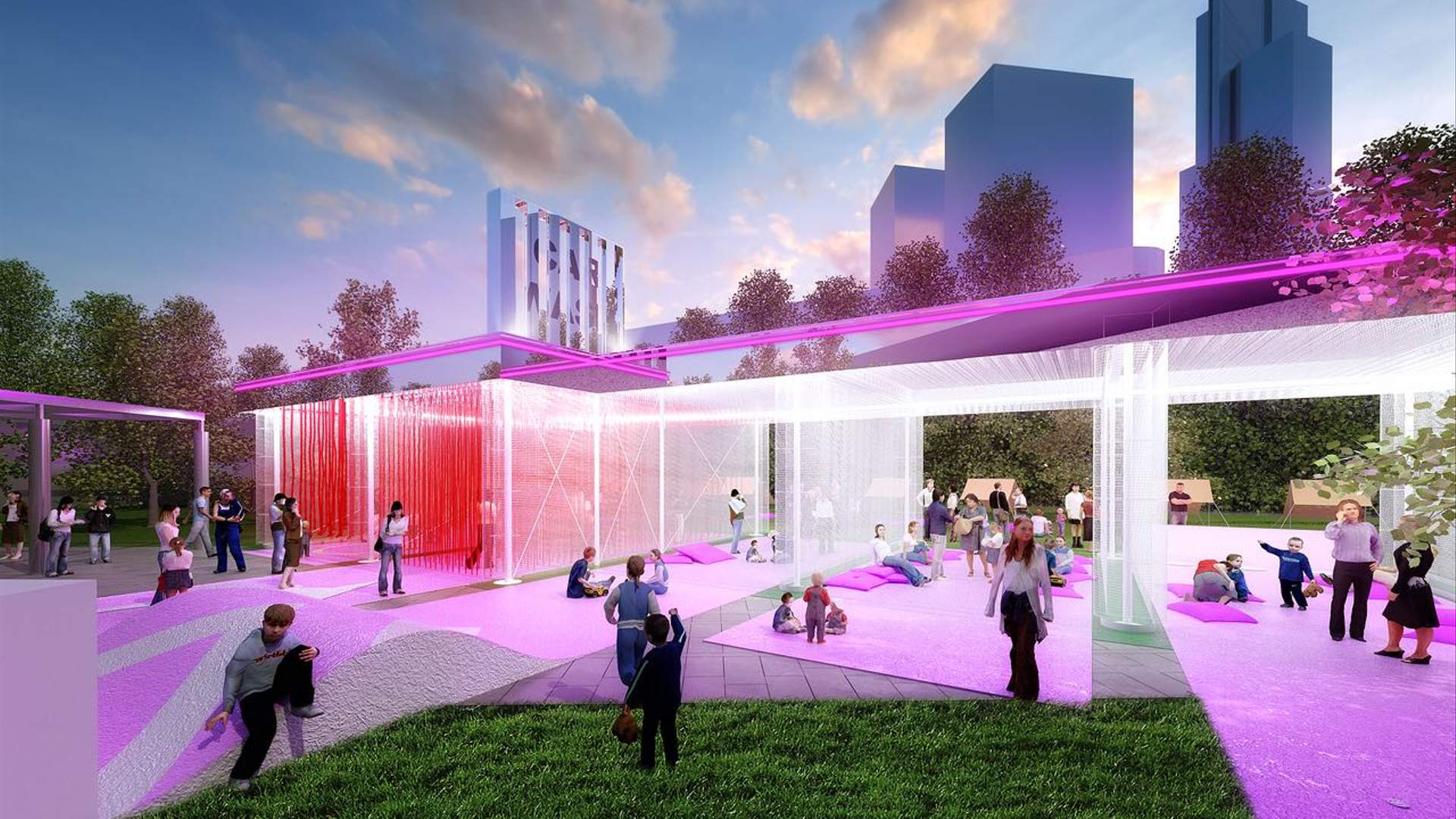 The NGV Is Getting a Dreamy Pink Car Wash-Inspired Outdoor Playground ...