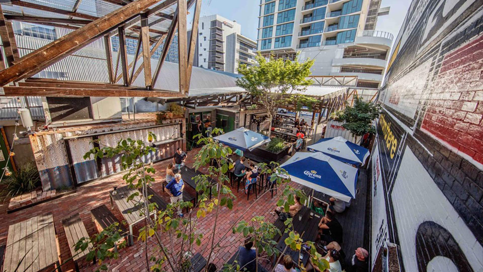 The Triffid Has a Sunny New Beer Garden Deck - Concrete Playground