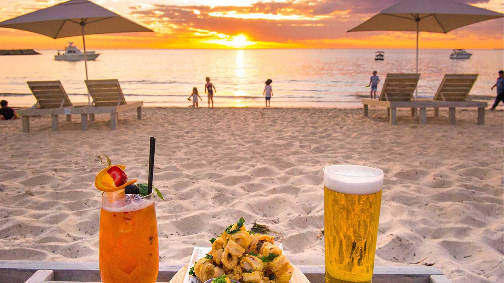 This Lucky Beachfront Bar Just Landed Australia's First Beach Dining ...