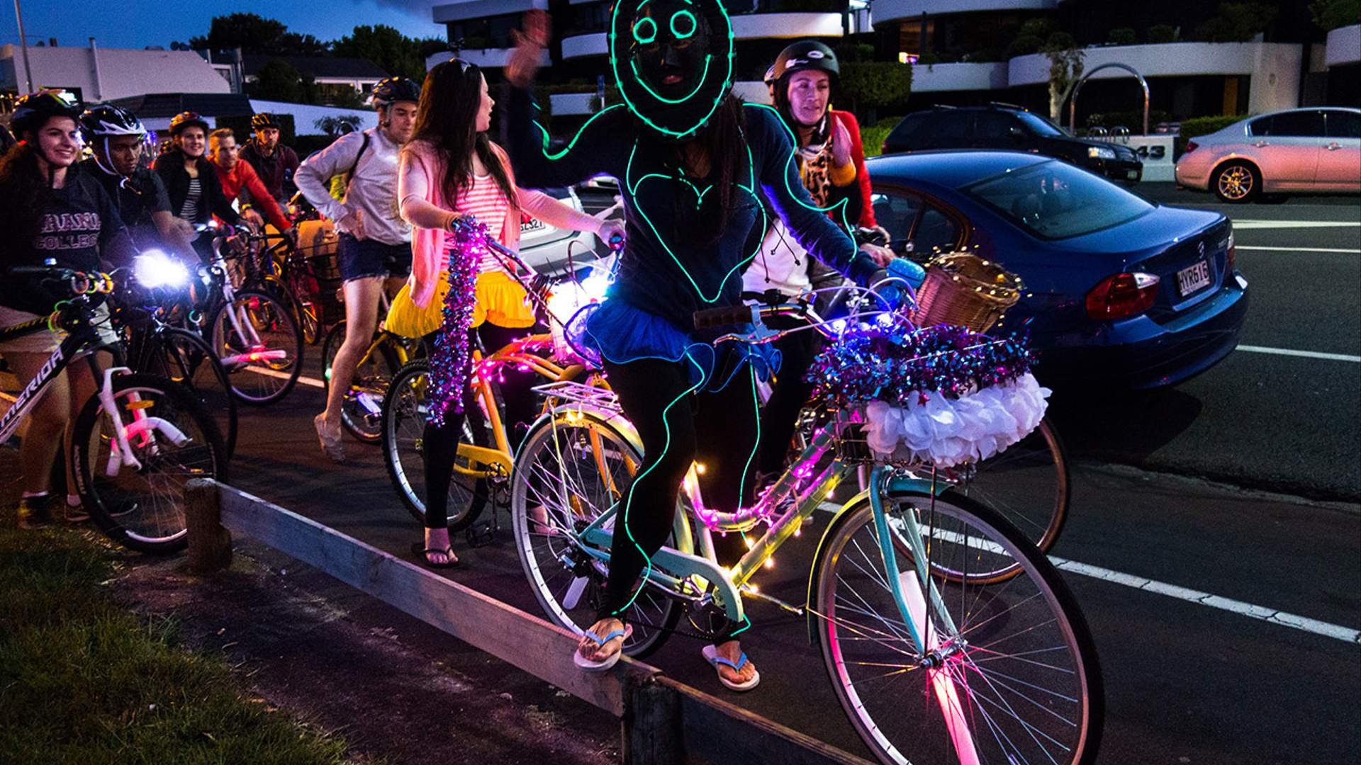 InMotion Illuminated Bike Parade, Auckland