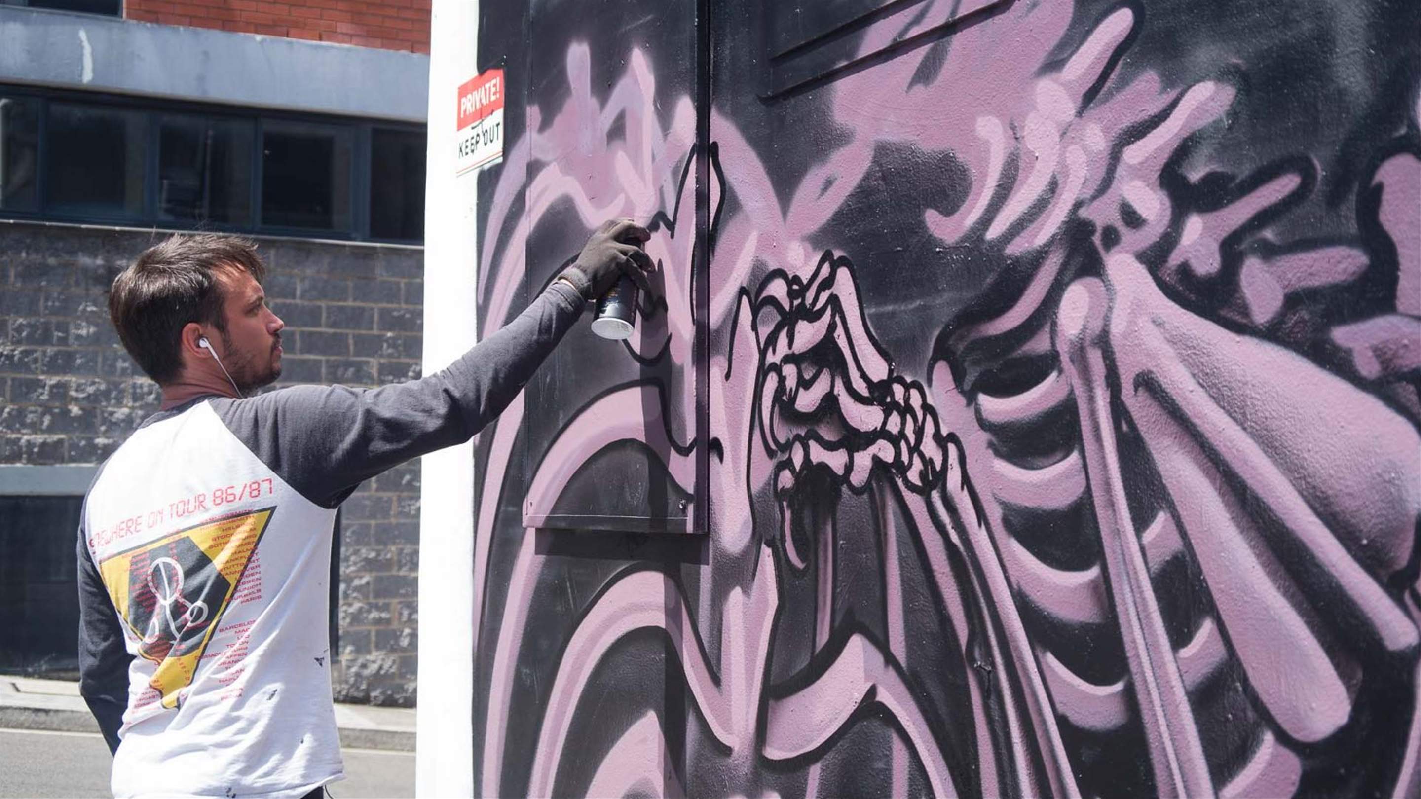 Austrian Street Artist Nychos Unveils Colossal Mural in Sydney ...