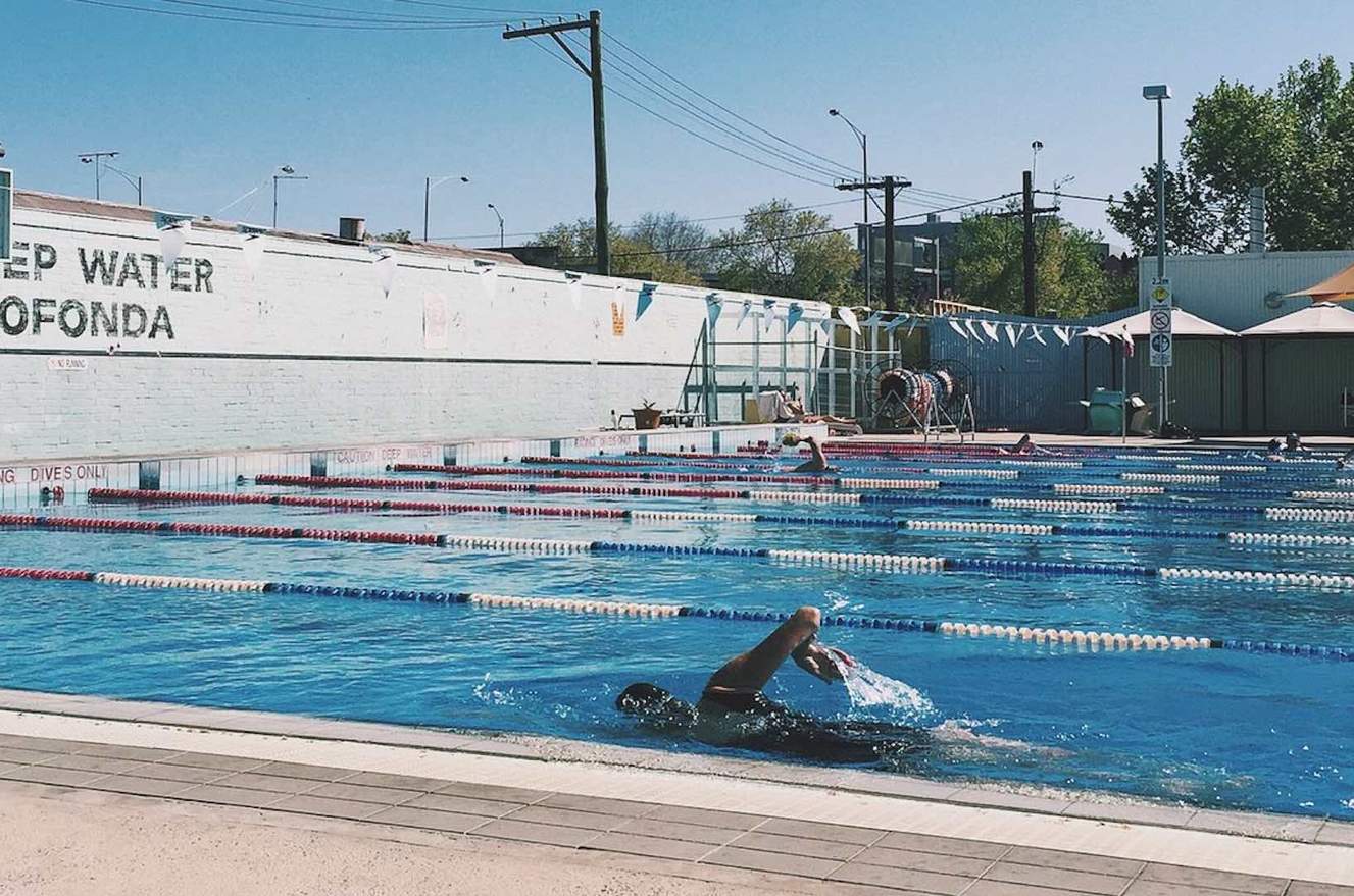 Heated Lunchtime Laps at Fitzroy Pool - Concrete Playground