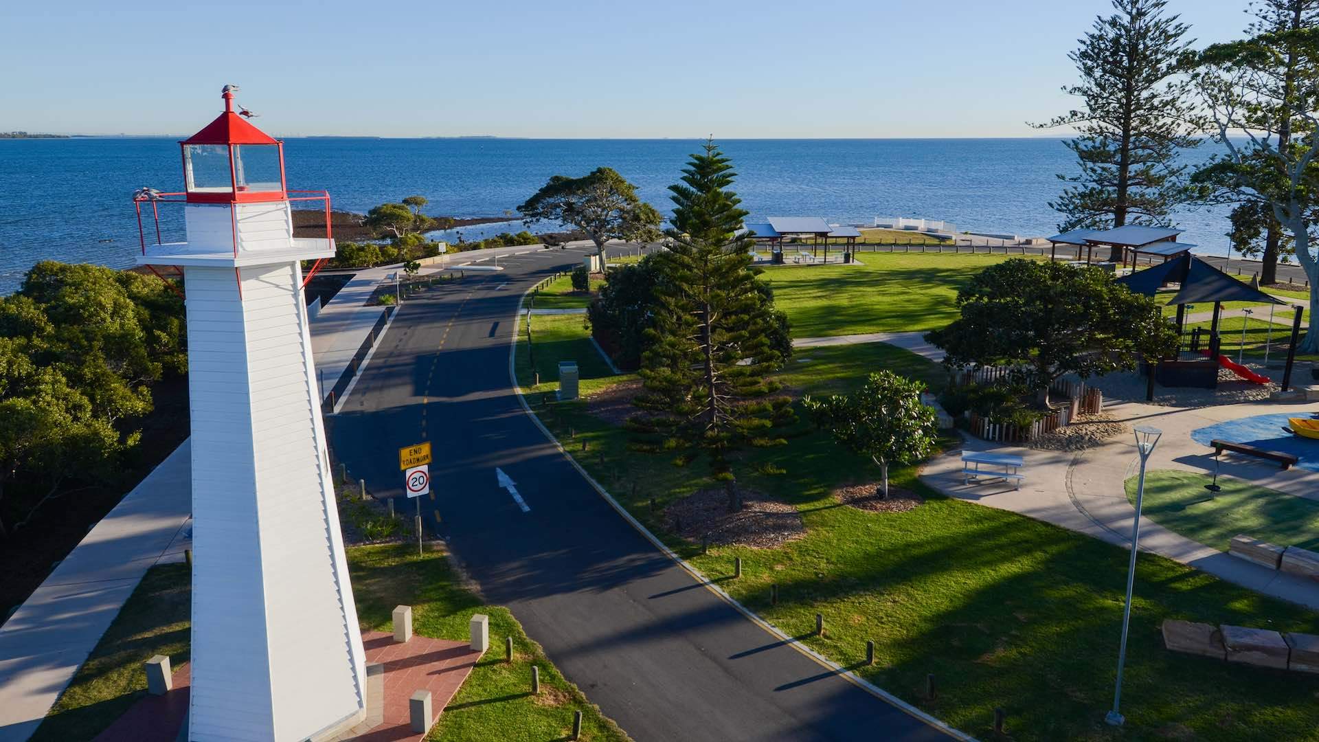 Seaside Sightseeing at the Old Cleveland Point Lighthouse - Concrete ...