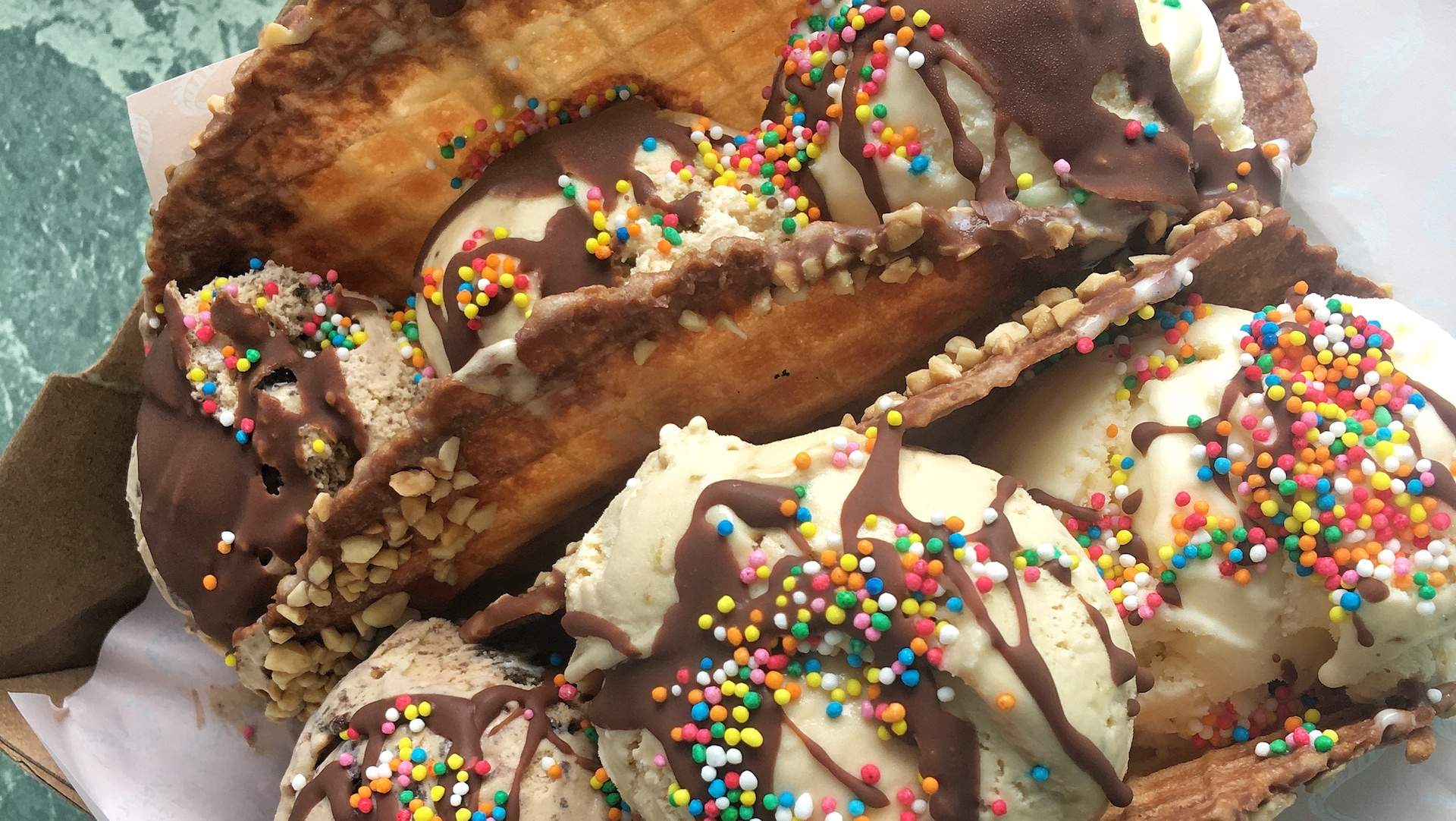 The King of Cheat Meals and Melt Create an Ice Cream Taco - Concrete ...