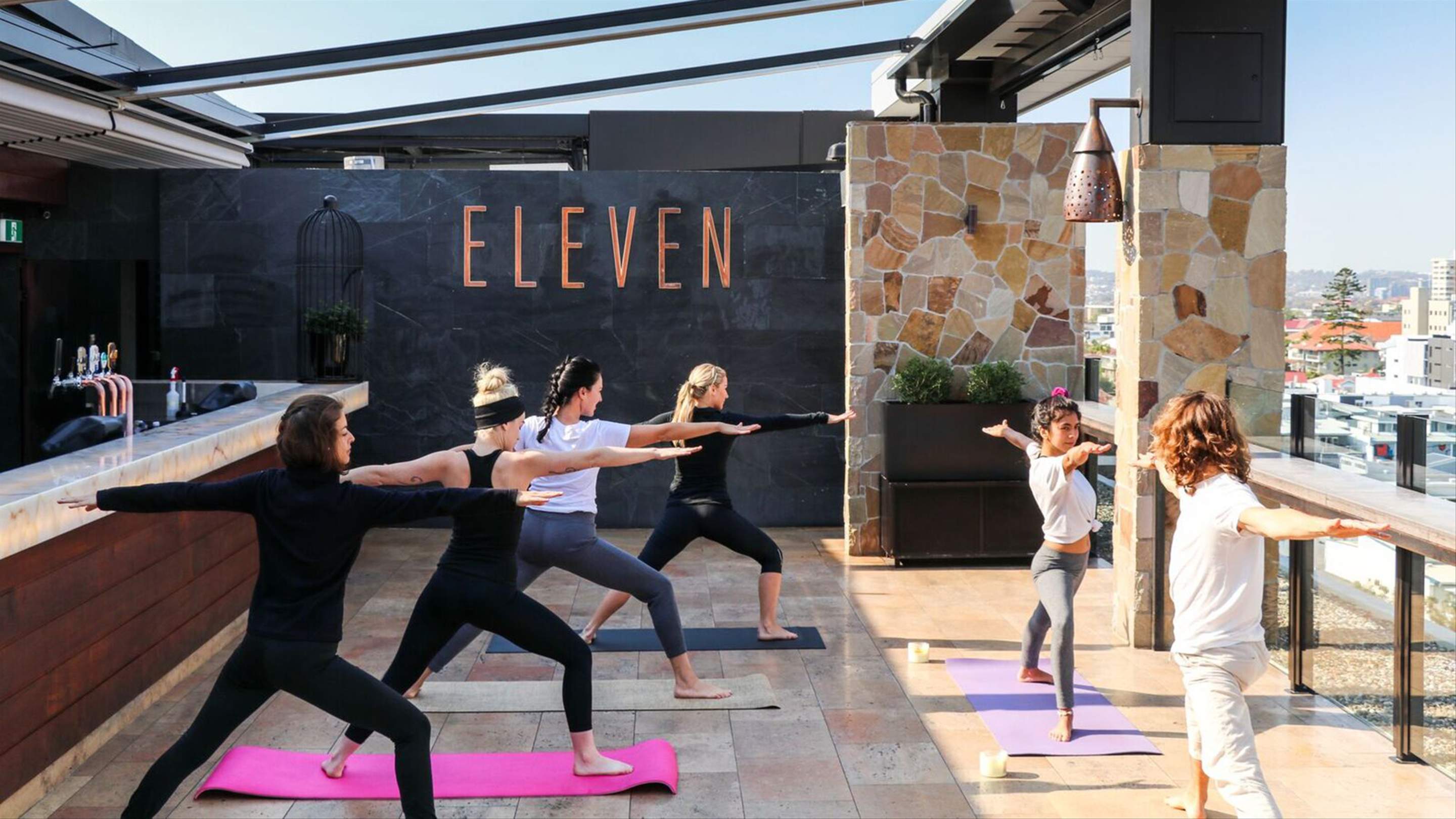 Brisbane's Eleven Rooftop Bar Is Hosting Free Wellness Classes With a ...