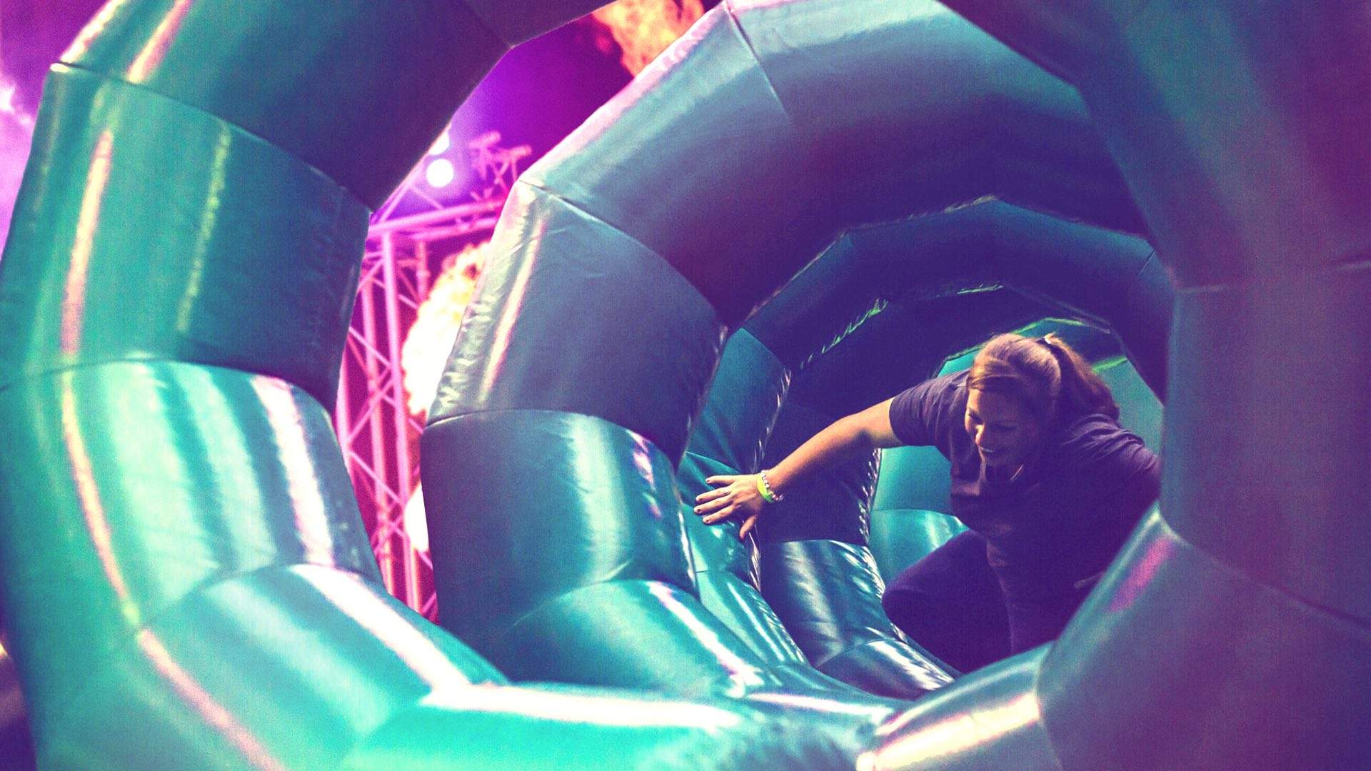 The World's Biggest Bouncing Castle Obstacle Course for Adults Is ...