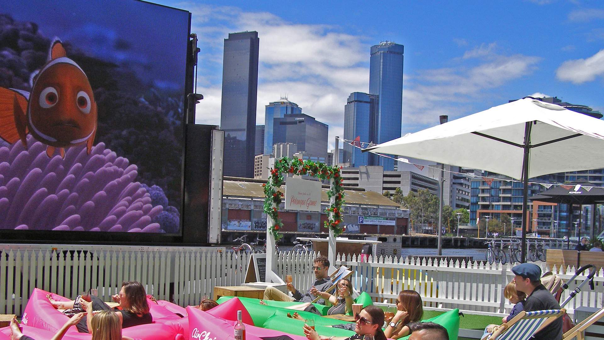 South Wharf Pop-Up Cinema, Melbourne