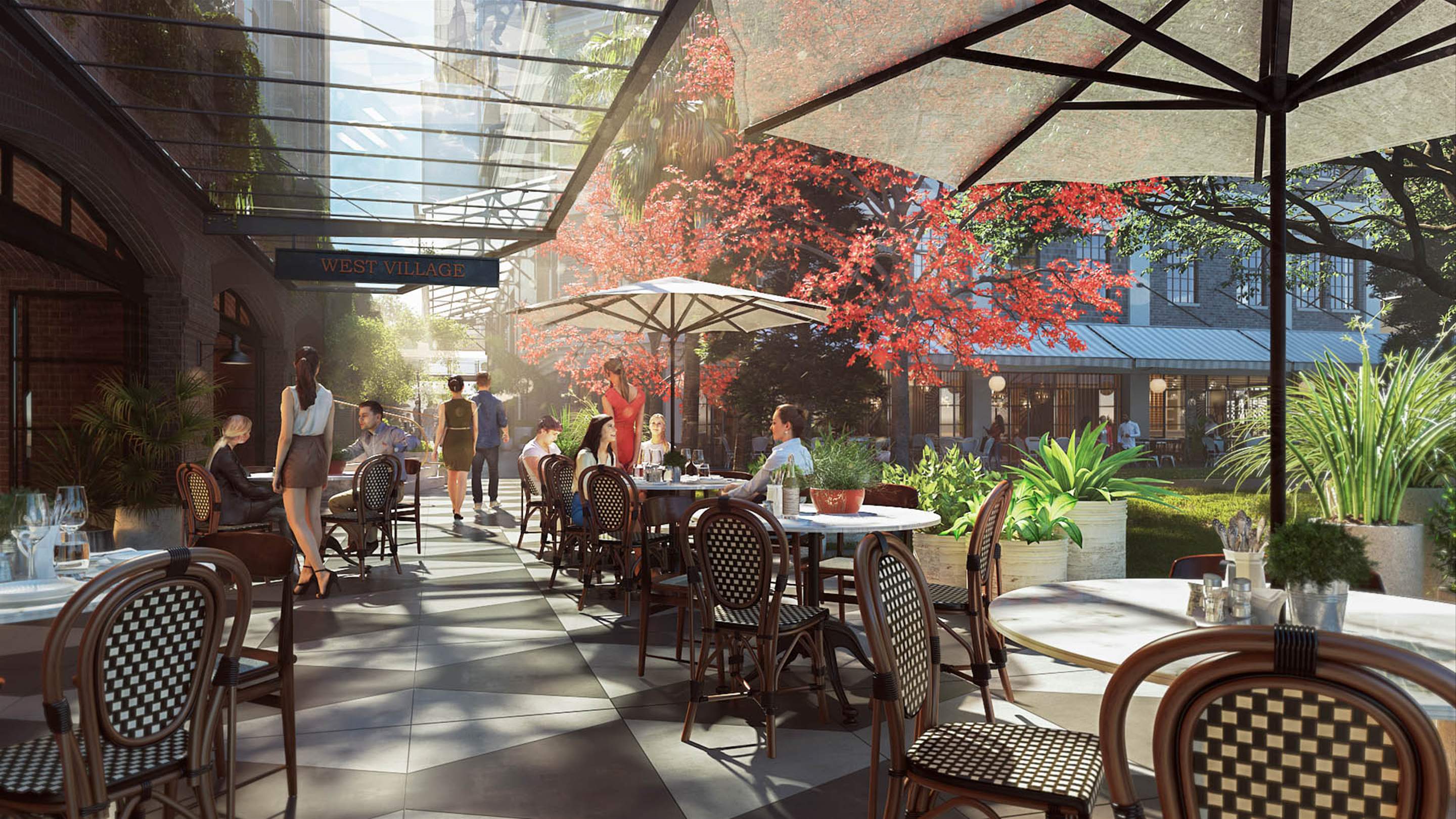 West End's New Parkside Food Precinct and Public Garden Is Now Open ...