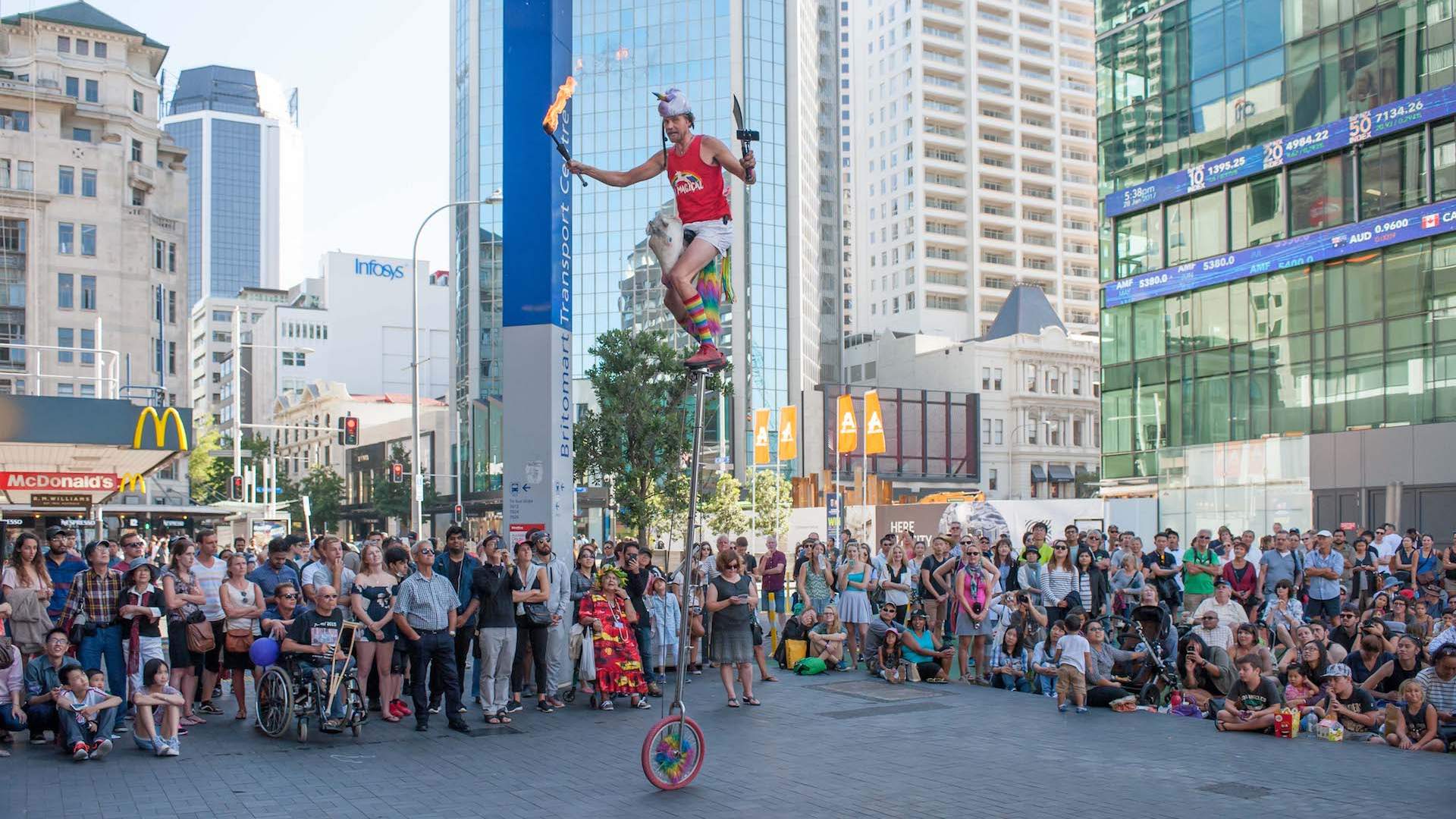 Auckland International Buskers Festival 2020, Auckland