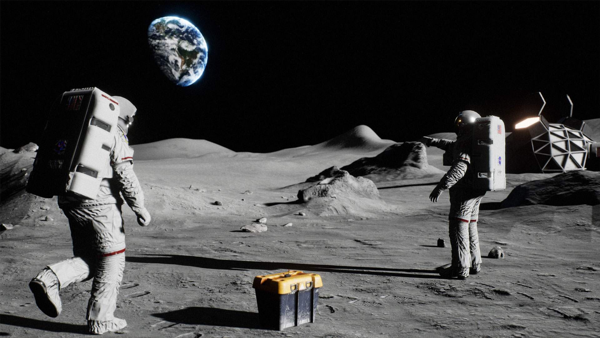 Earthlight: Lunar Hub - Concrete Playground