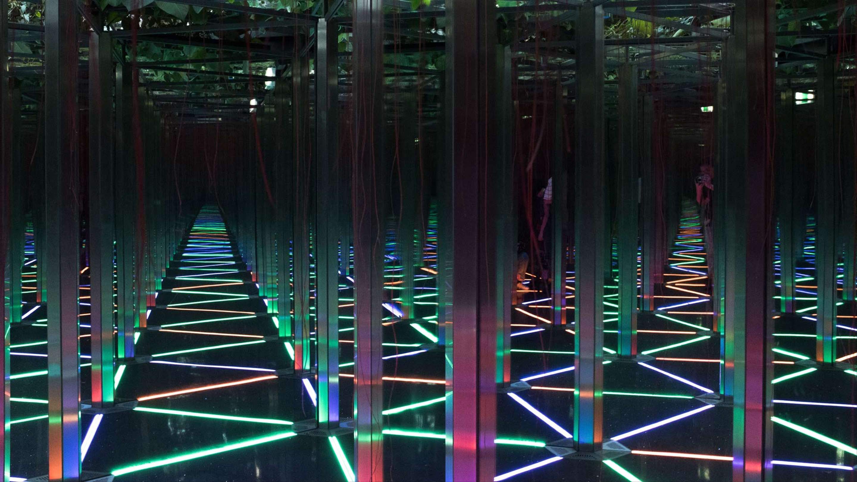 A 500-Square-Metre Mirror and Hedge Maze Has Just Opened Inside ...