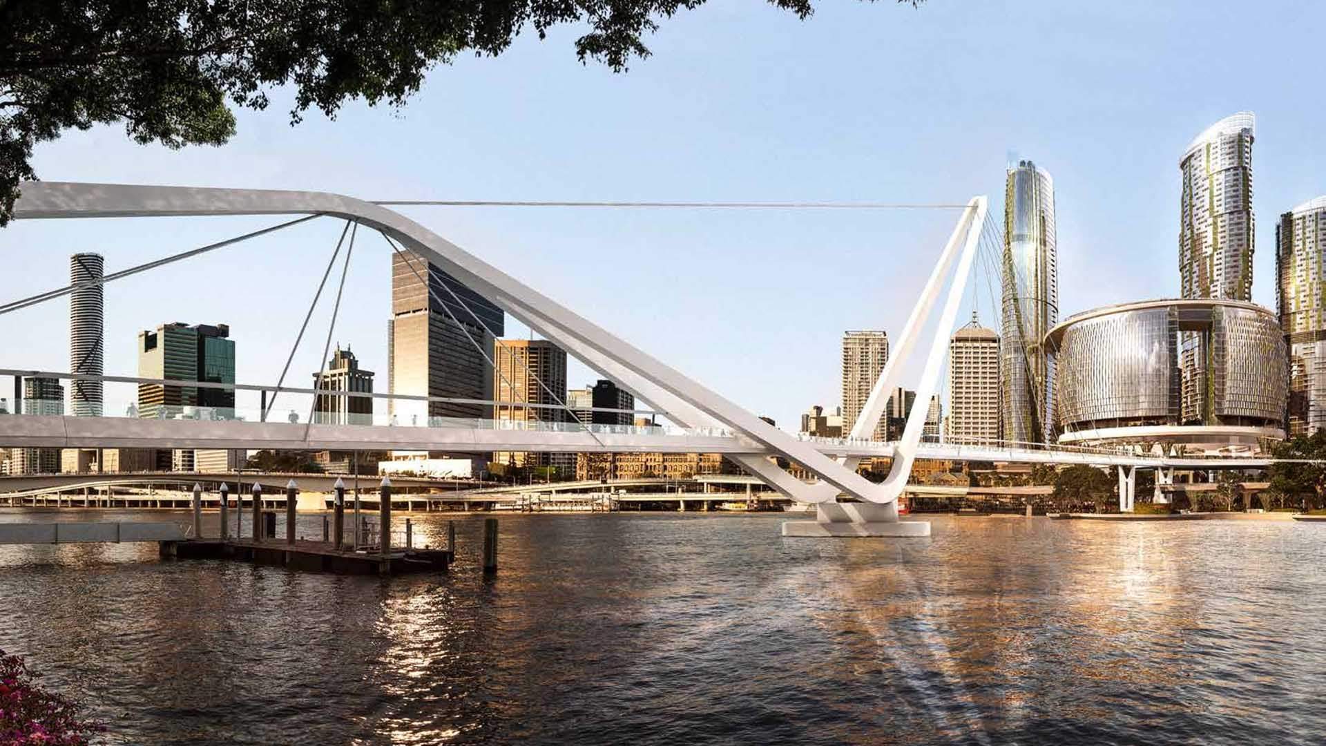 Brisbane River Is Getting Yet Another CBD Pedestrian Bridge - Concrete ...