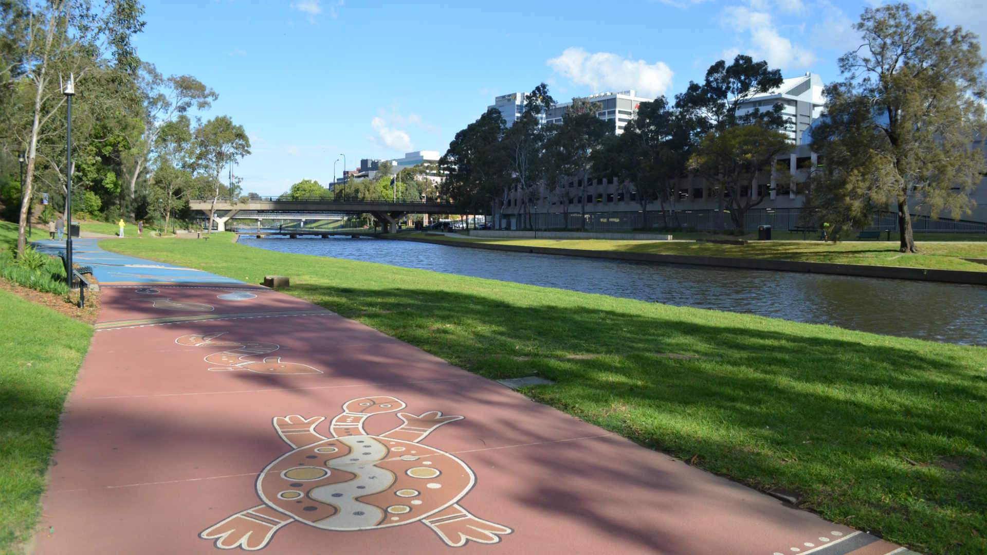 Parramatta River Foreshore - Concrete Playground