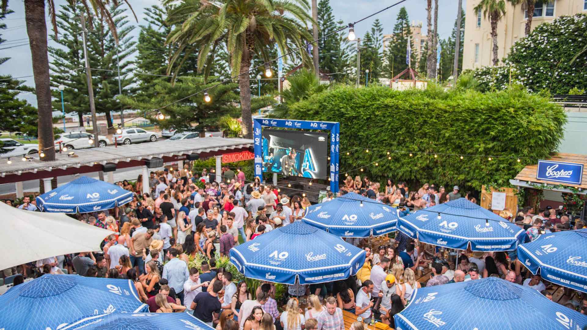 Australian Open at Coogee Bay Hotel - Concrete Playground
