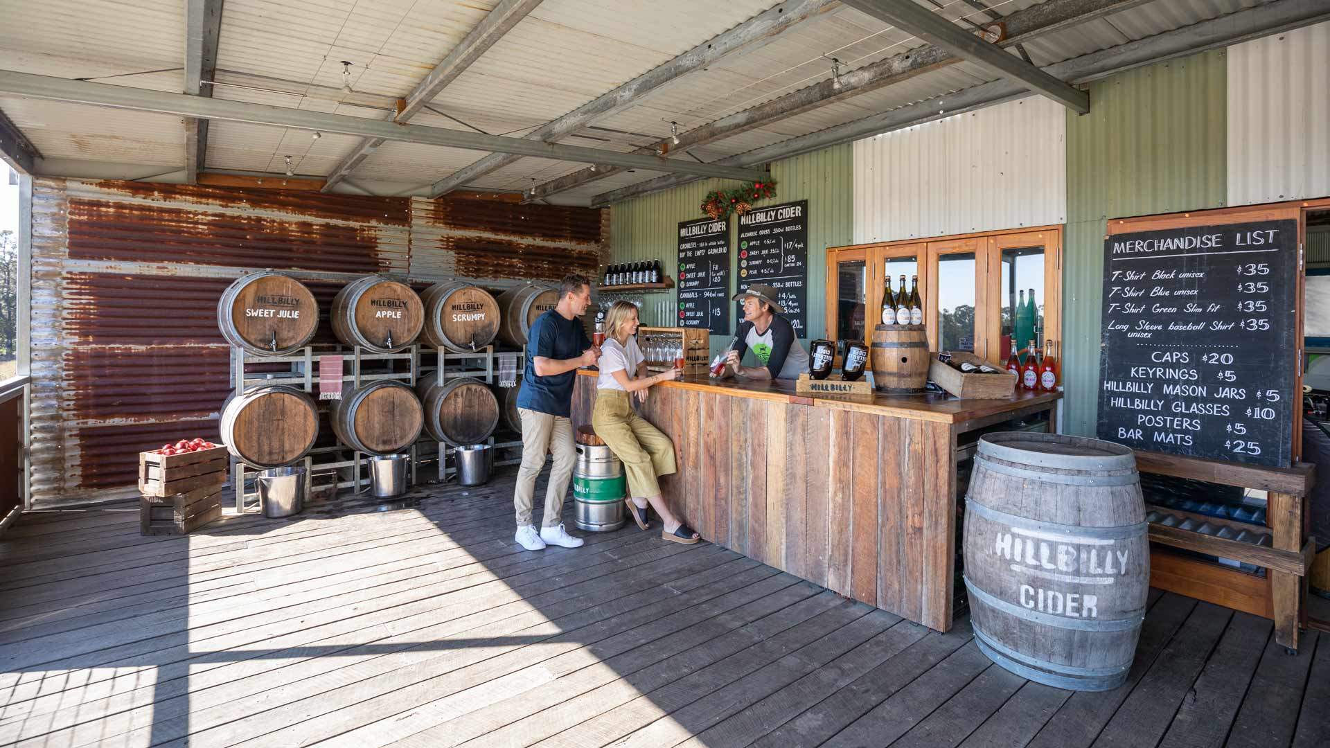 Hillbilly Cider Shed, Bilpin Review