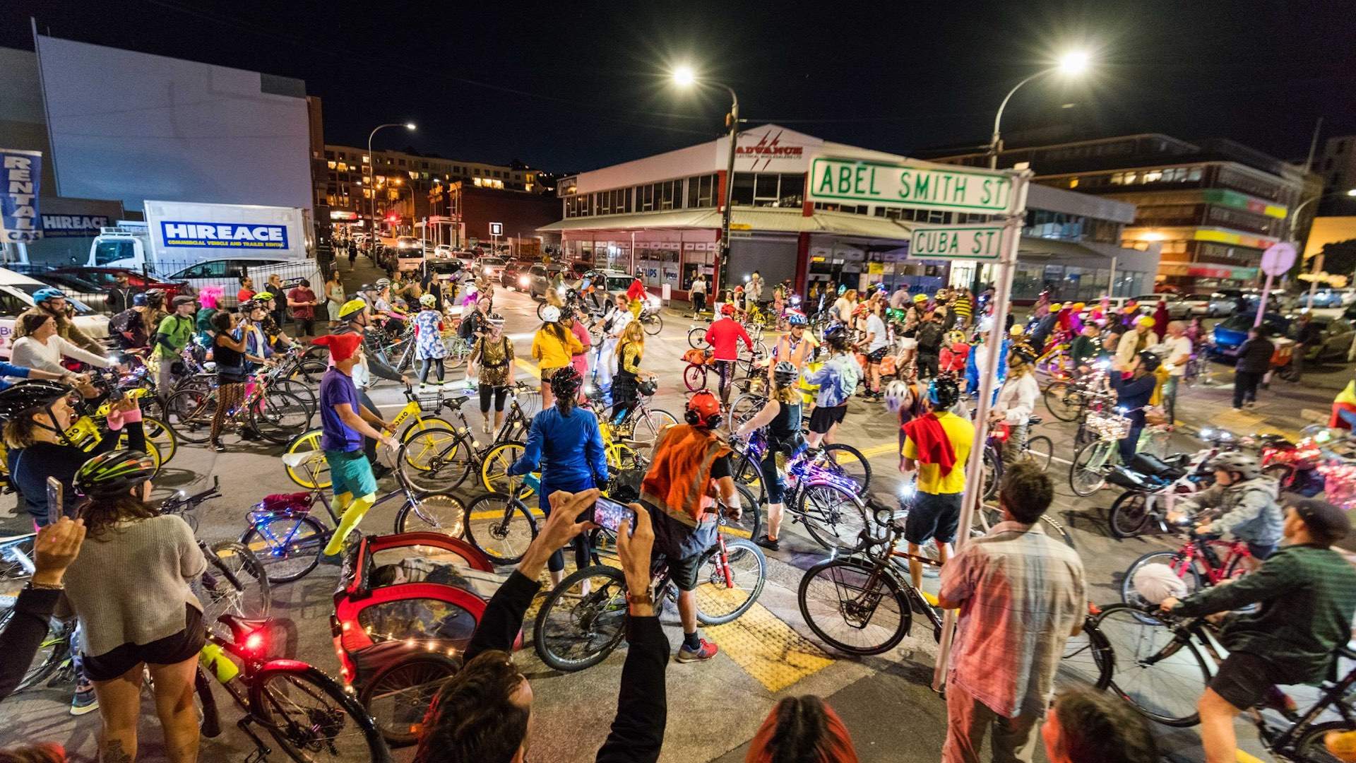 Moon Cycles Next-Level Bike Rave, Wellington