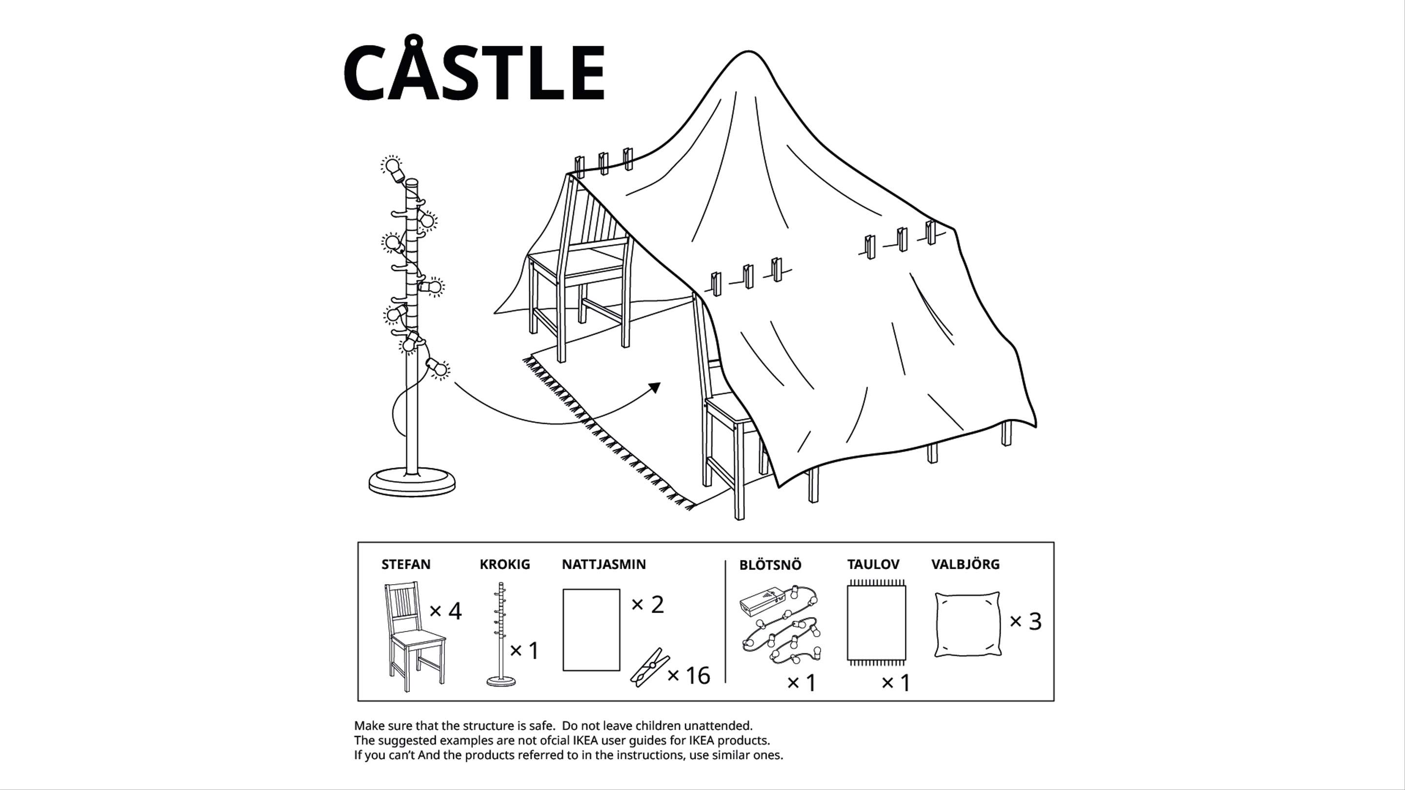 IKEA Has Released Pillow Fort Instructions So You Can Go Kidulting In ...