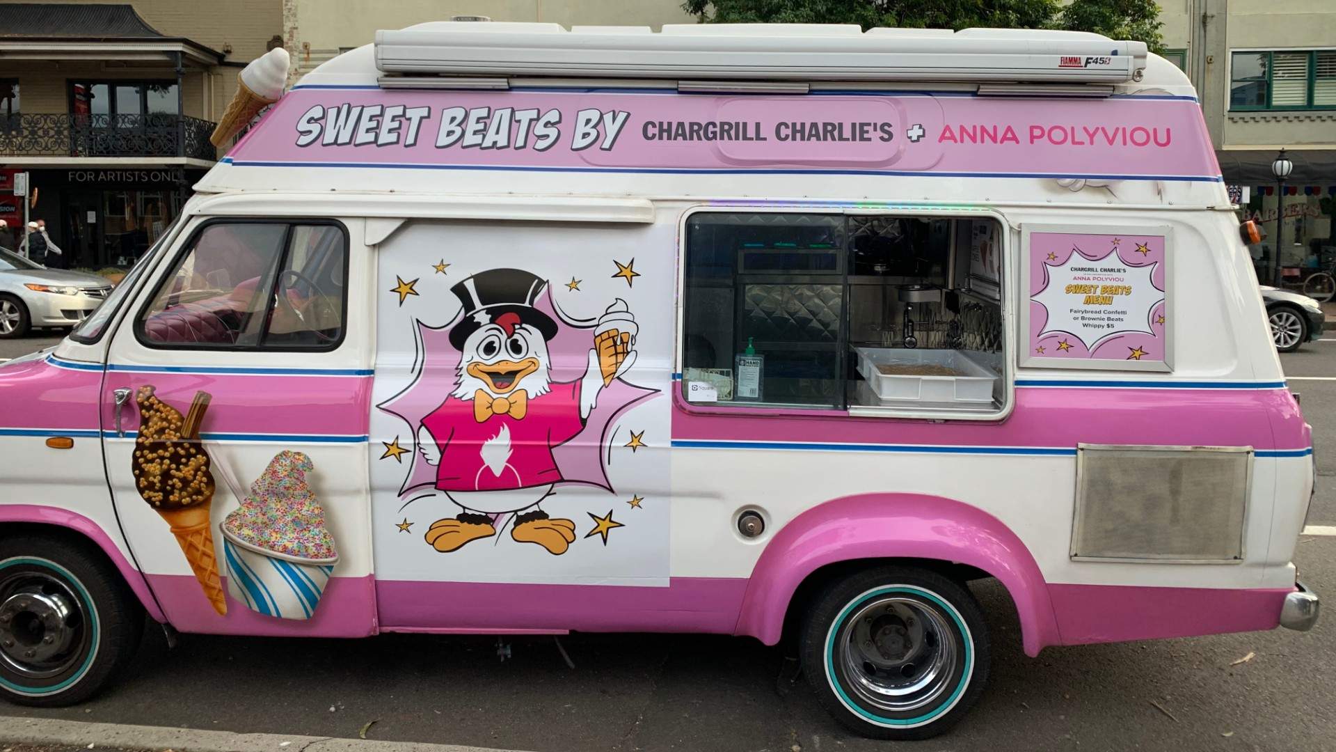 Chargrill Charlie's X Anna Polyviou Cookie Dough Van, Sydney