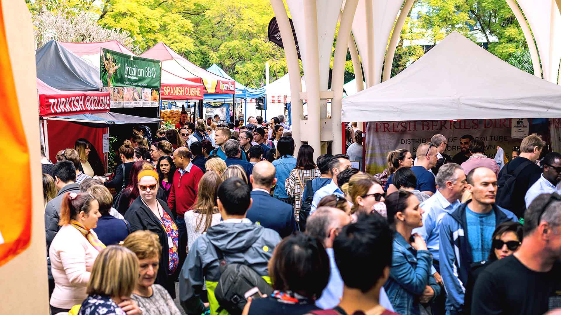 Brisbane City Cathedral Square Markets 2020 - Concrete Playground