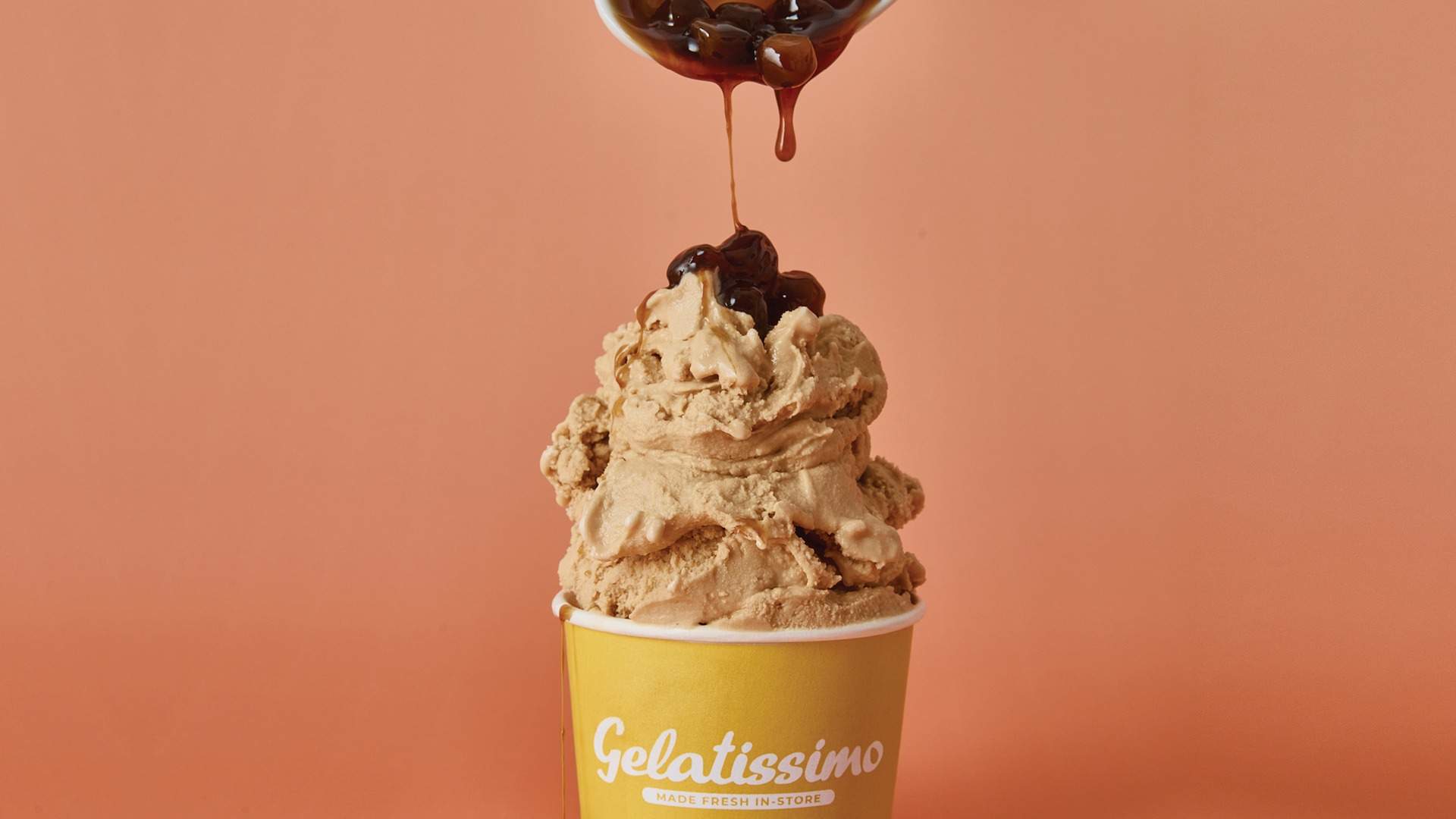 Gelatissimo Is Scooping Up Bubble Tea Gelato Complete with Brown Sugar ...