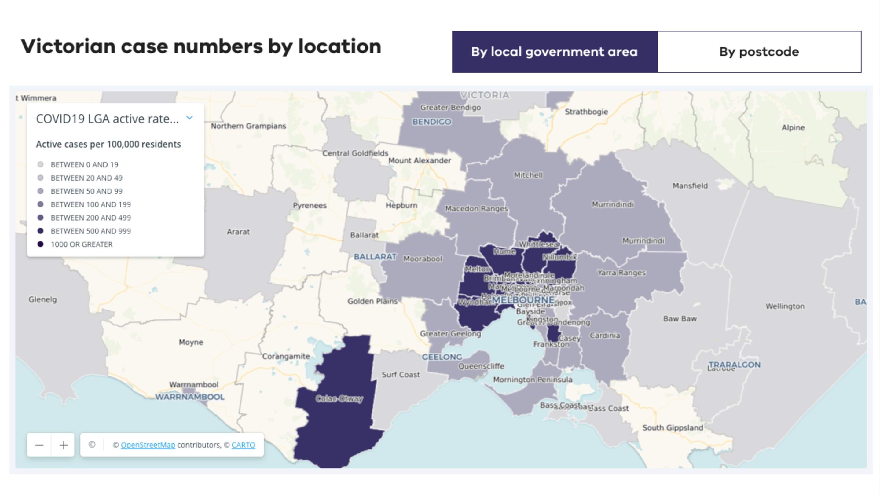 This New Victorian Government 'Data Dashboard' Shows the State's High ...