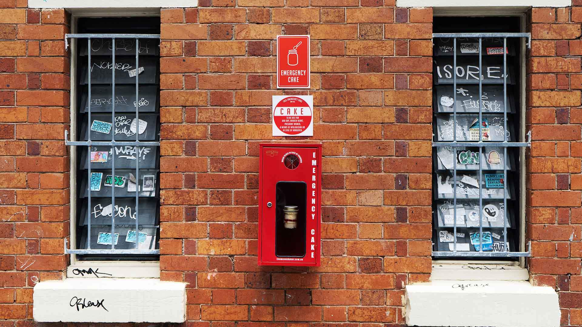 Emergency Boxes Filled with Free Cake Are Popping Up Around Brisbane ...