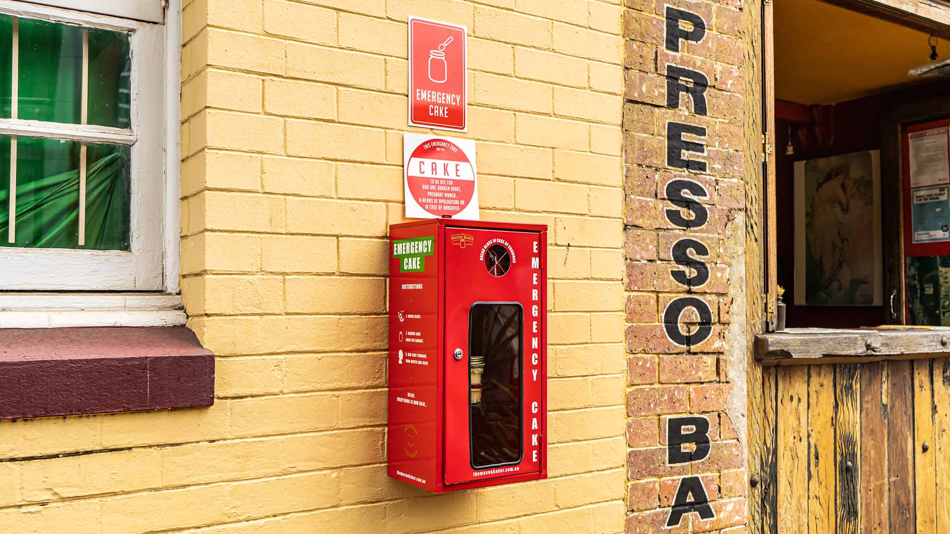 Emergency Boxes Filled with Free Cake Are Popping Up Around Brisbane ...