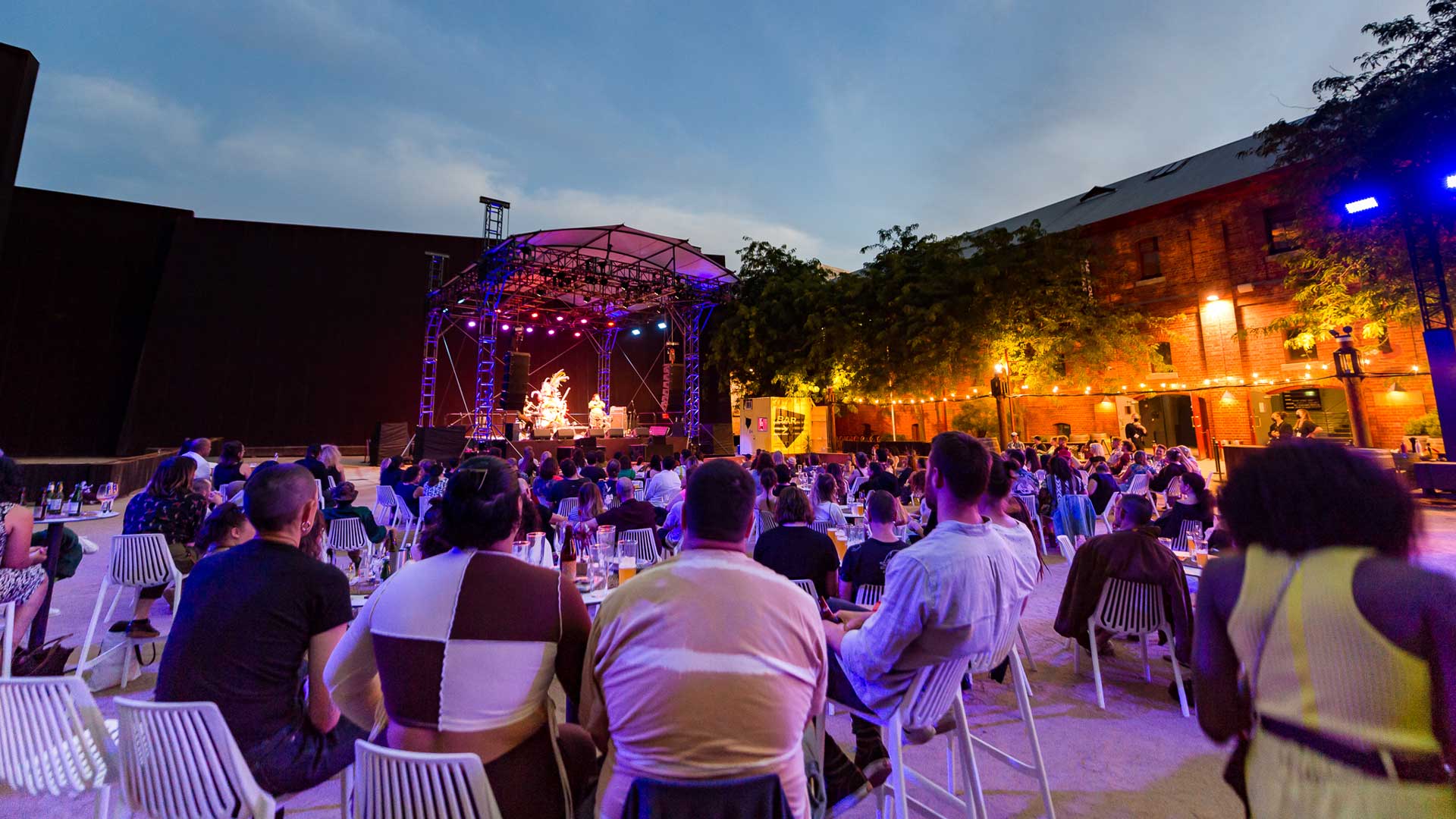 Malthouse Outdoor Stage - Concrete Playground
