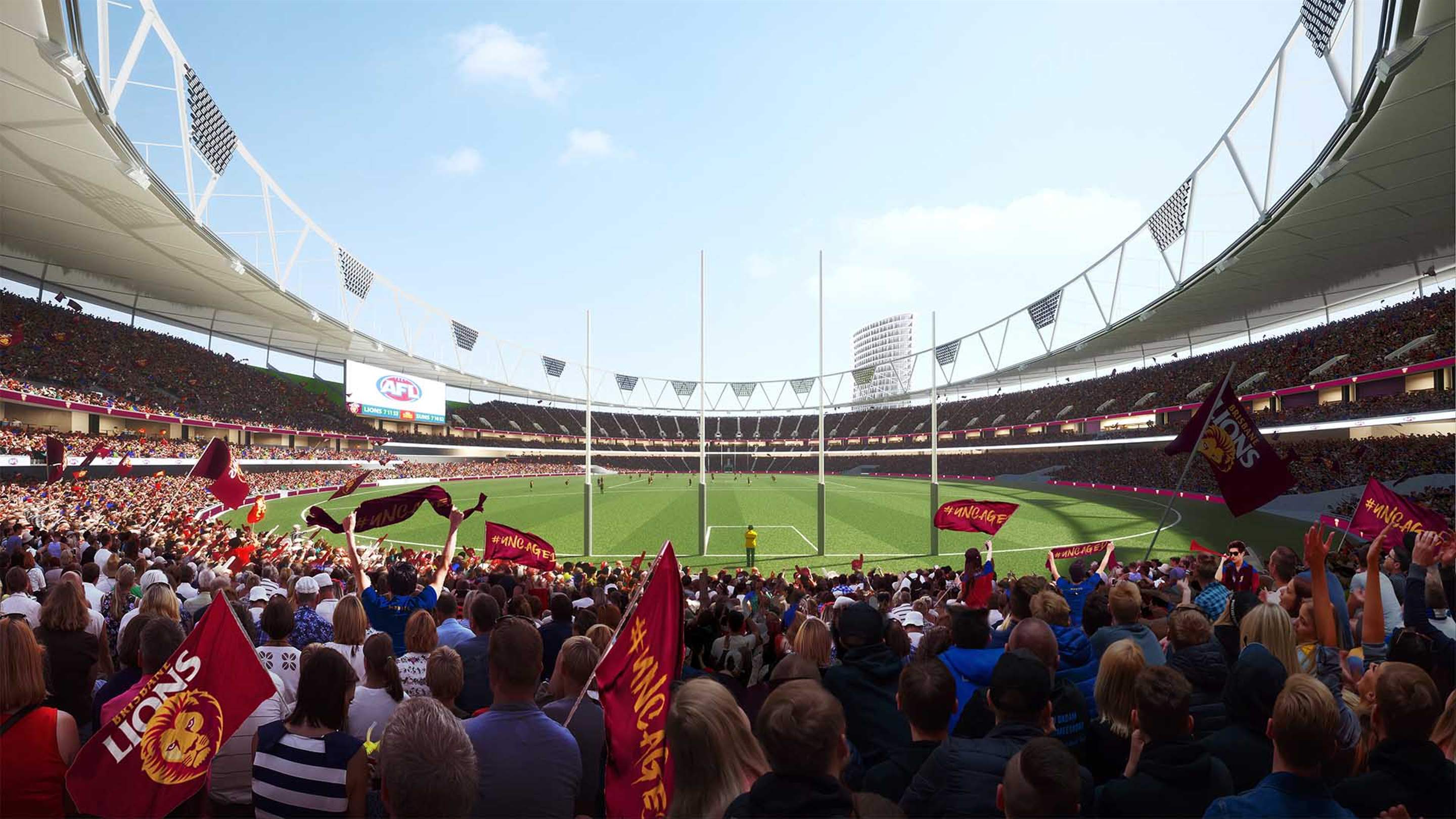 The Gabba Will Undergo a Huge Redevelopment If Brisbane Hosts the 2032 ...