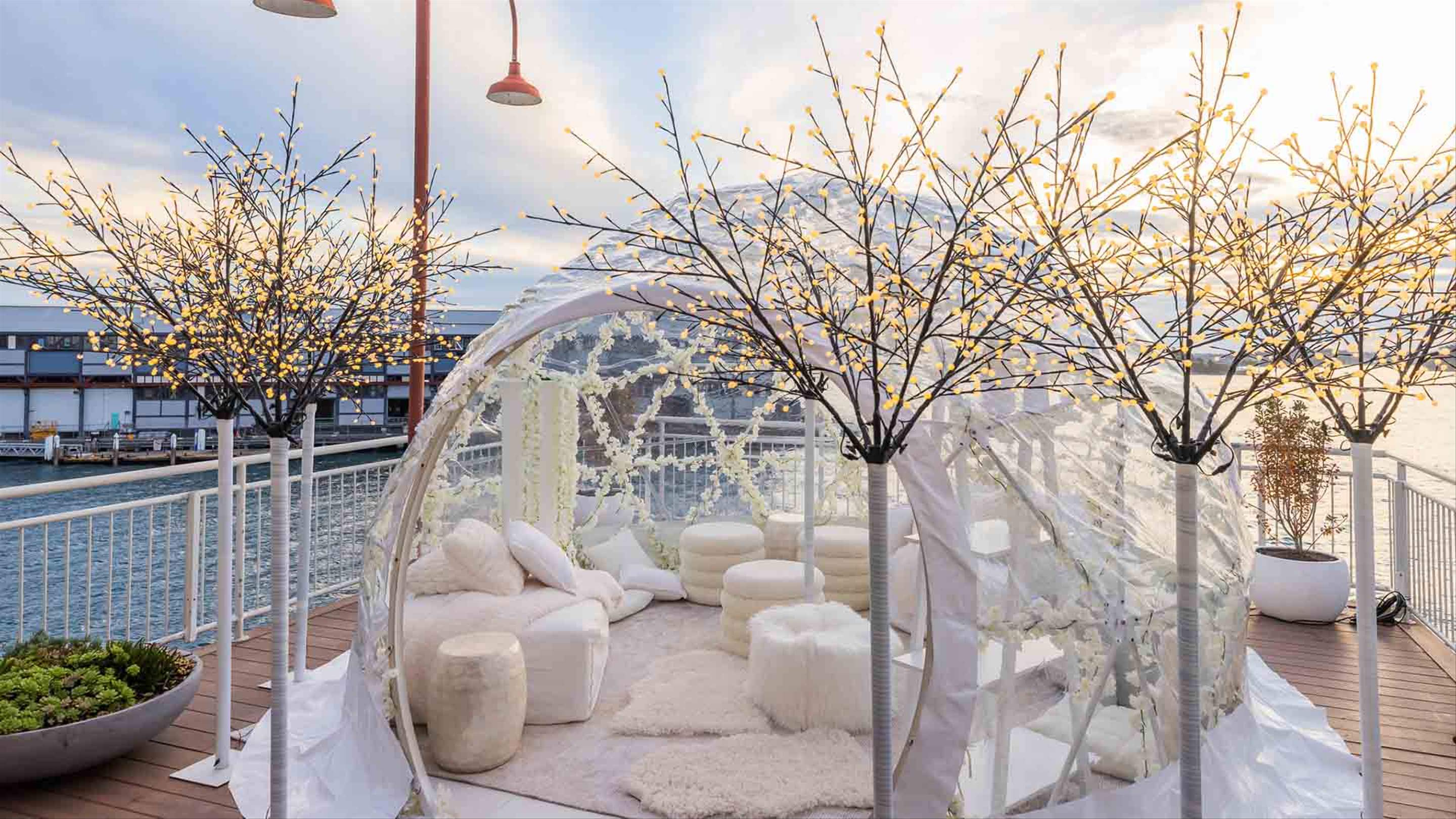 Igloos on the Pier 2021 - Concrete Playground