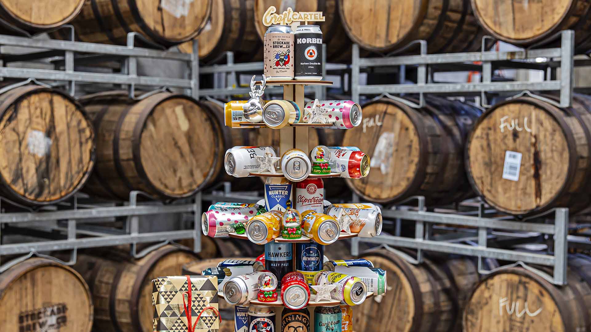 This Christmas Tinnie Tree Is Stacked with Craft Beers to Make Your ...