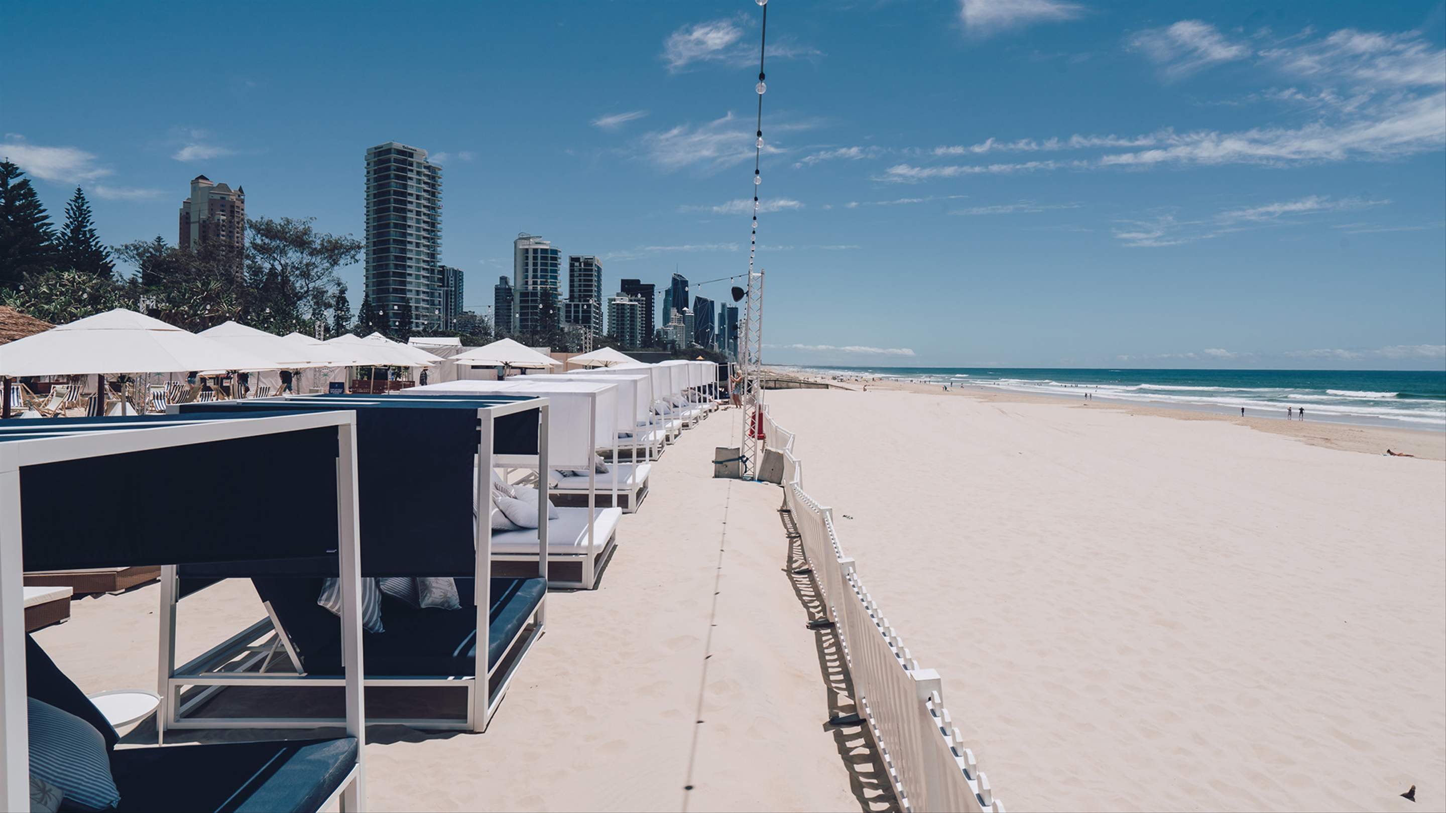 Kurrawa Beach Club Is Broadbeach's New Seaside Pop-Up with Cabanas ...