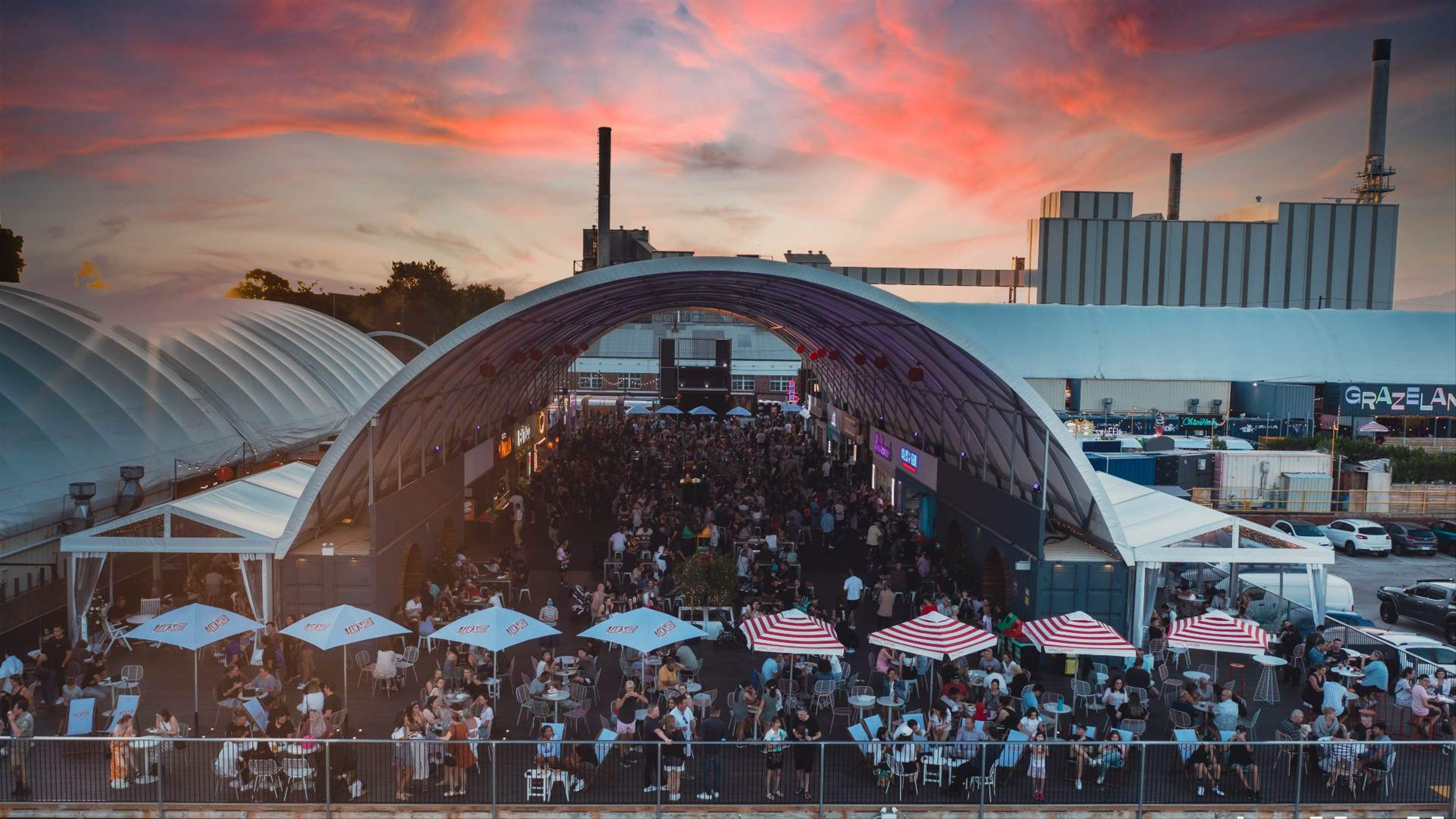Grazeland's Winter Makeover Includes Firepits, Falling Snow and Live ...