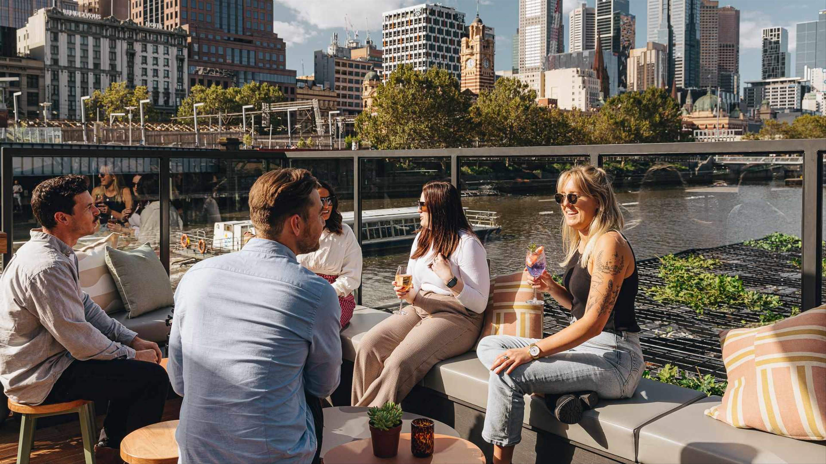 Melbourne's New Greenery-Filled Floating Bar Yarra Botanica Is ...