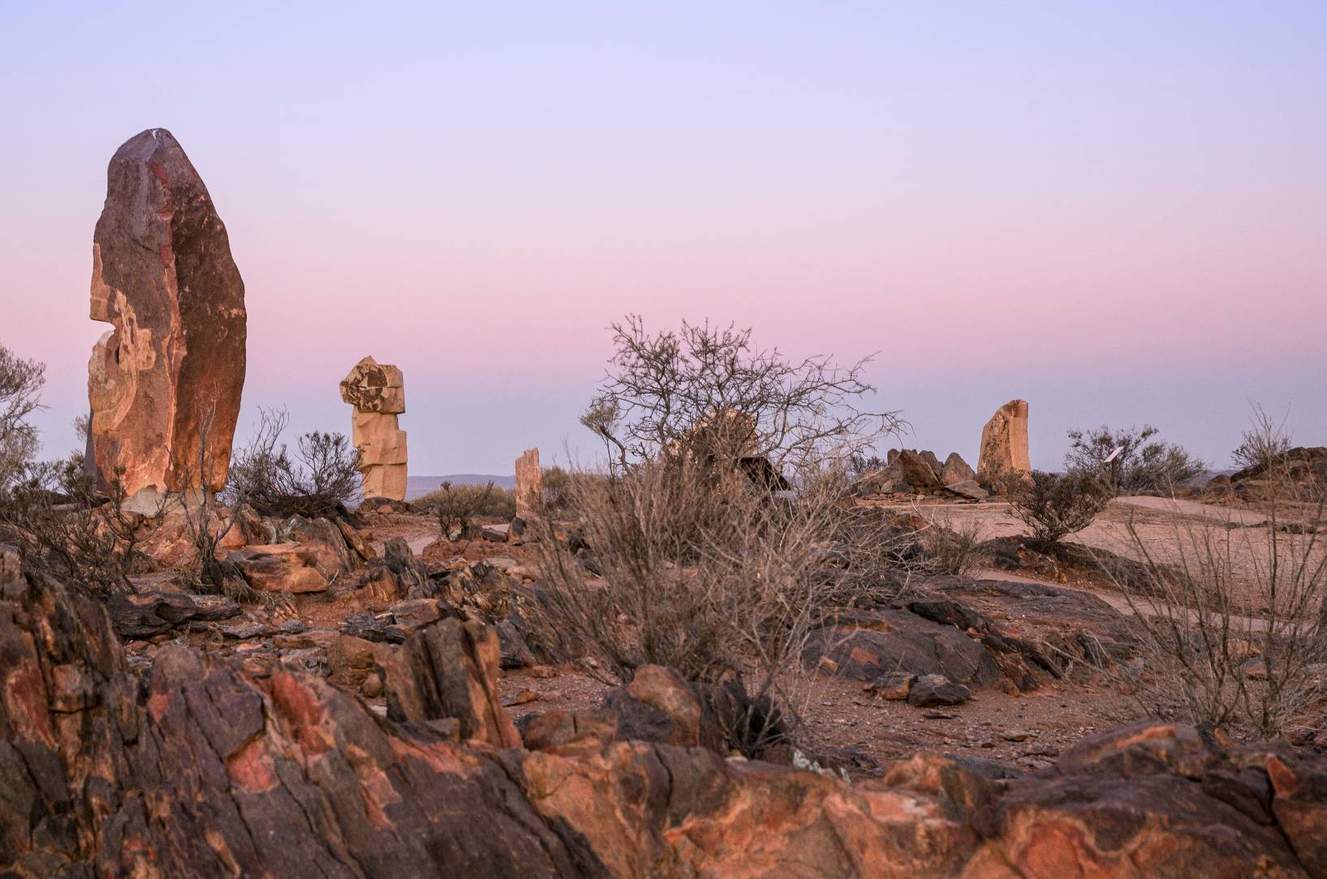 Living Desert Sunset Sculptures - Concrete Playground