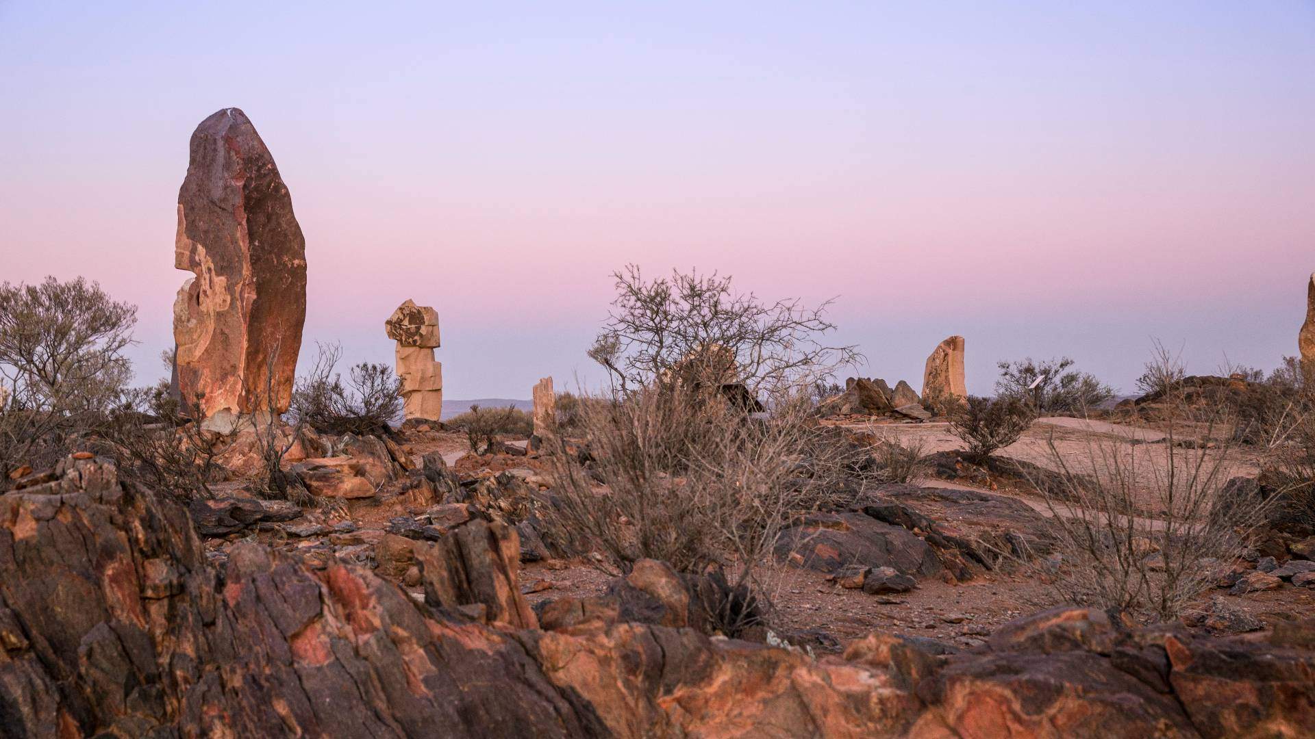 Living Desert Sunset Sculptures - Concrete Playground
