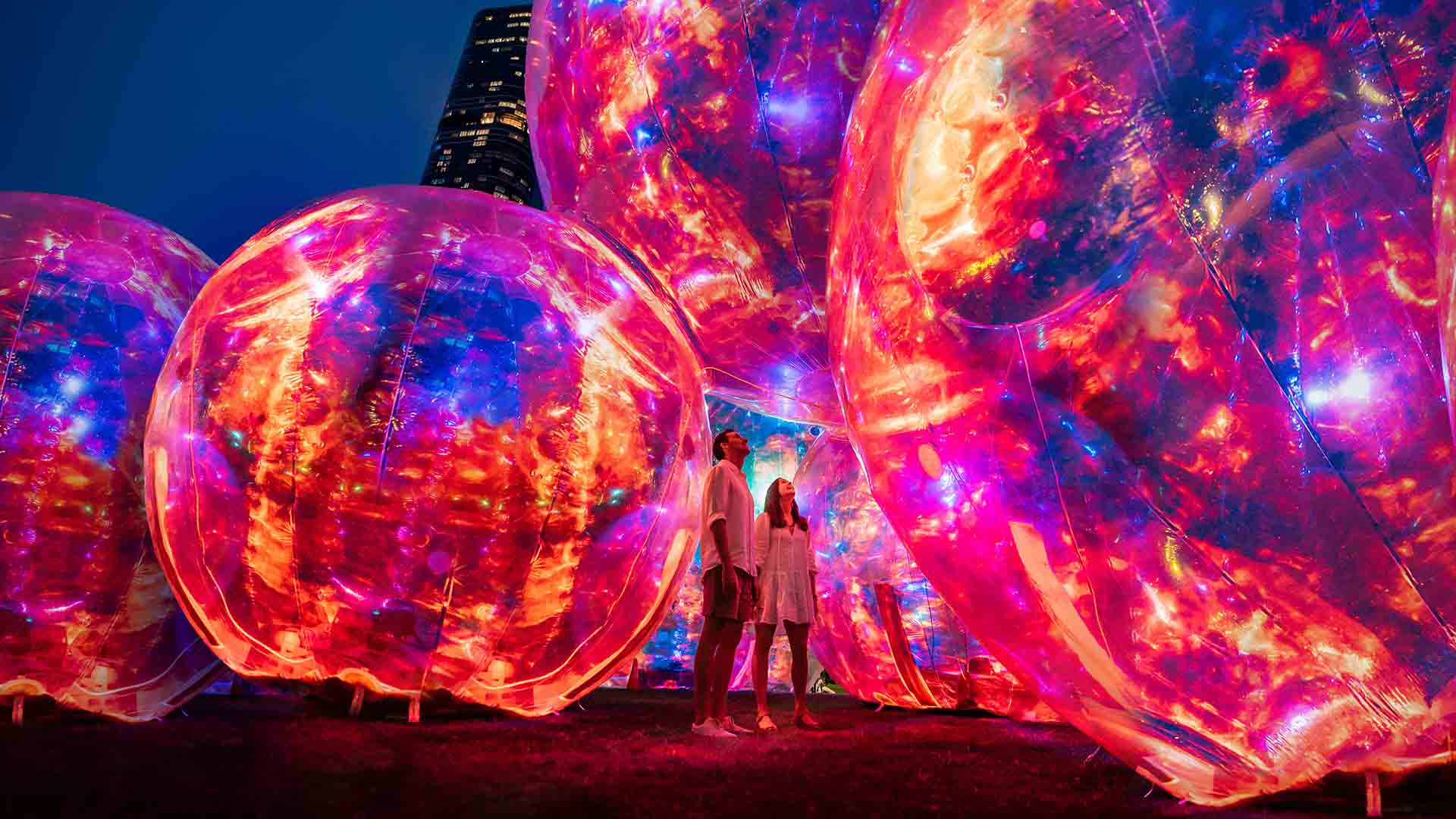 Huge Bubbles, Light Tidal Waves and Rollerskating Parties: Brisbane ...
