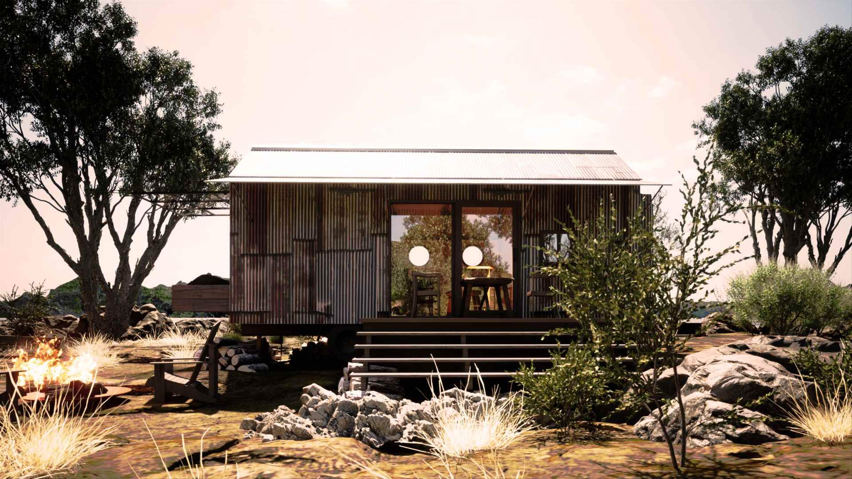 This New Tiny Home Features a Stargazing Platform and Will Pop-Up in ...