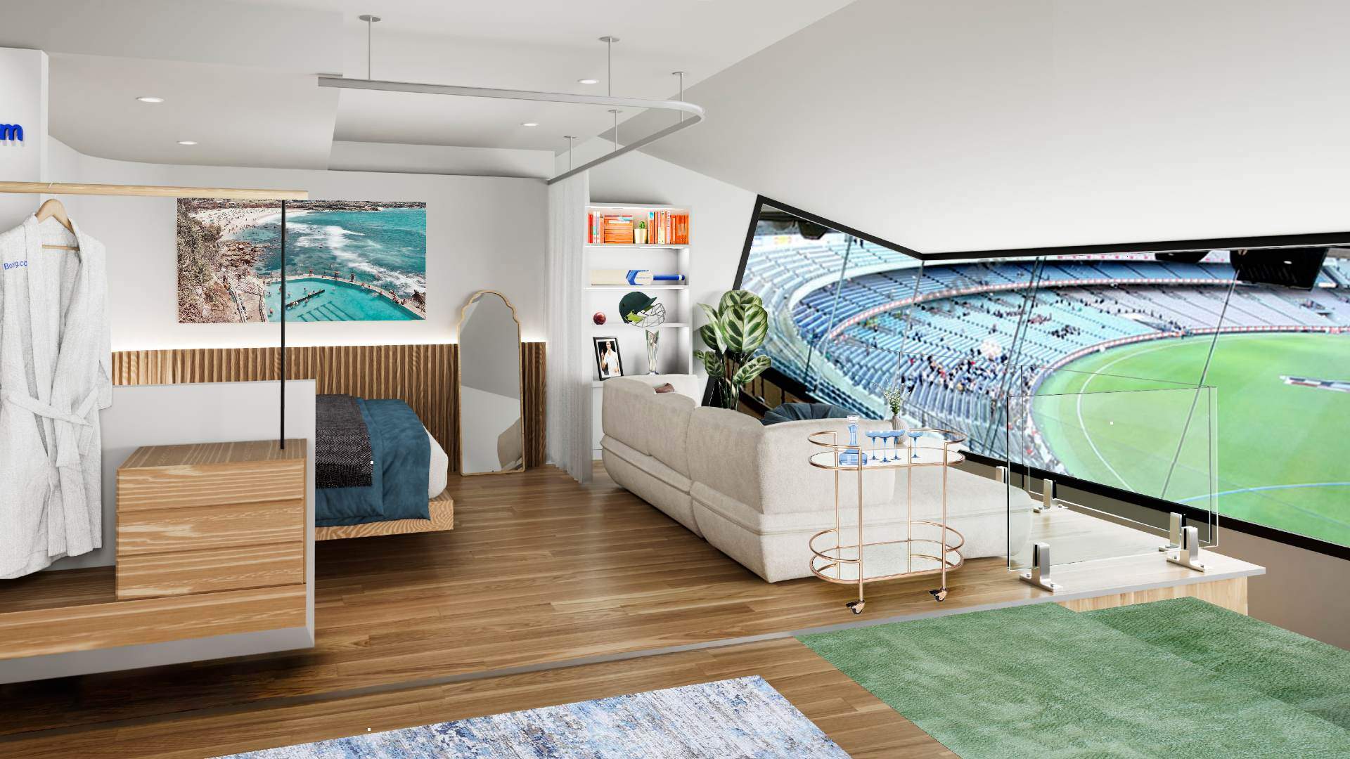 The MCG Is Turning One of Its Private Boxes Into a Hotel Suite for One ...